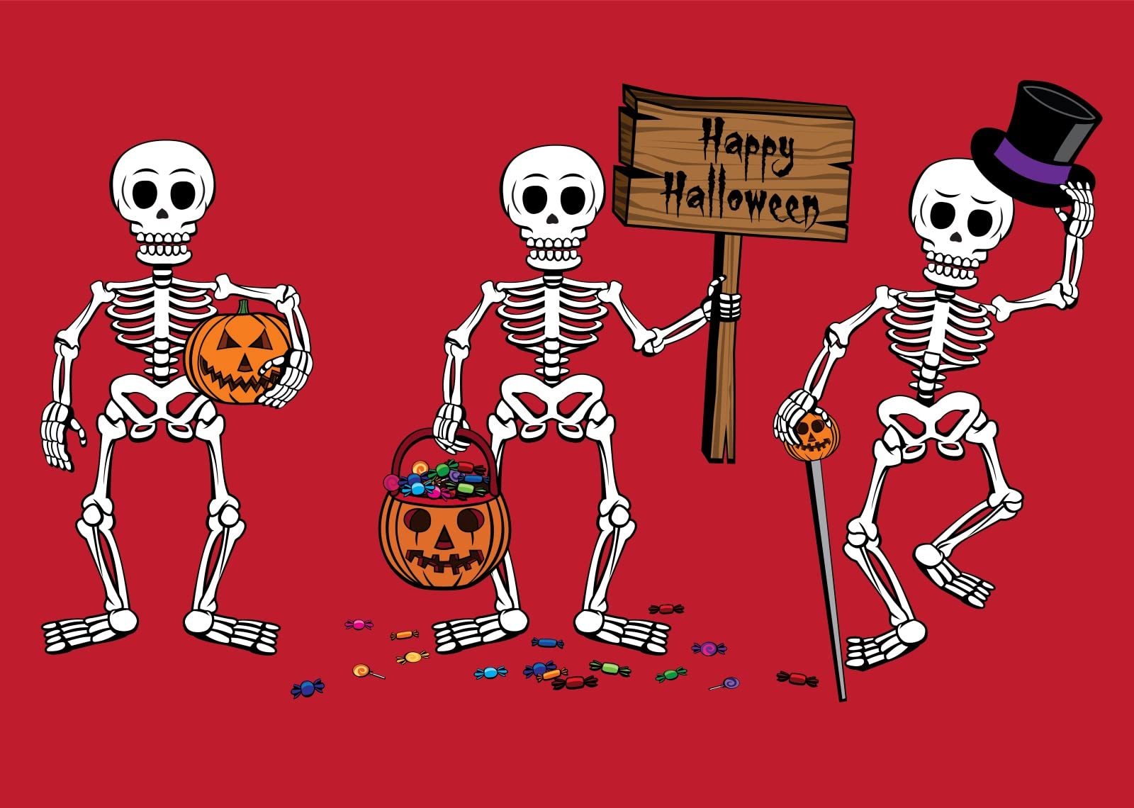 Halloween Skeleton Clipart For Kids