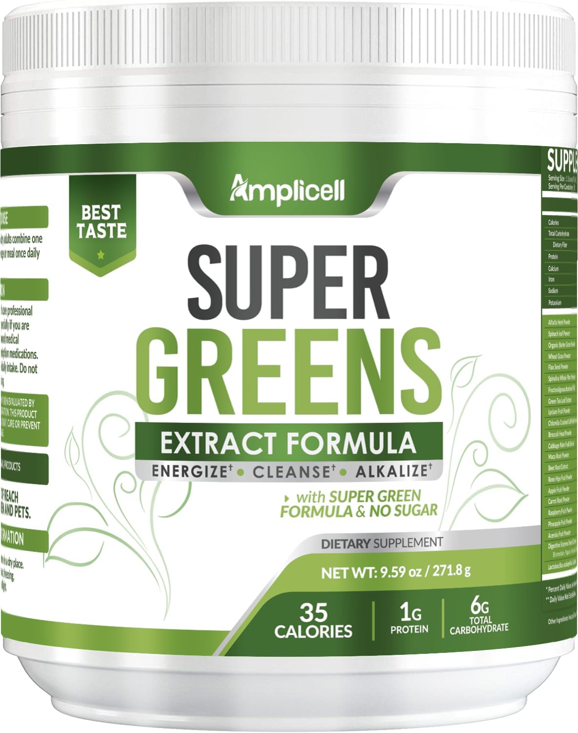 Amazon.com: Nutricology ProGreens 265 g Powder - Organic Greens ...