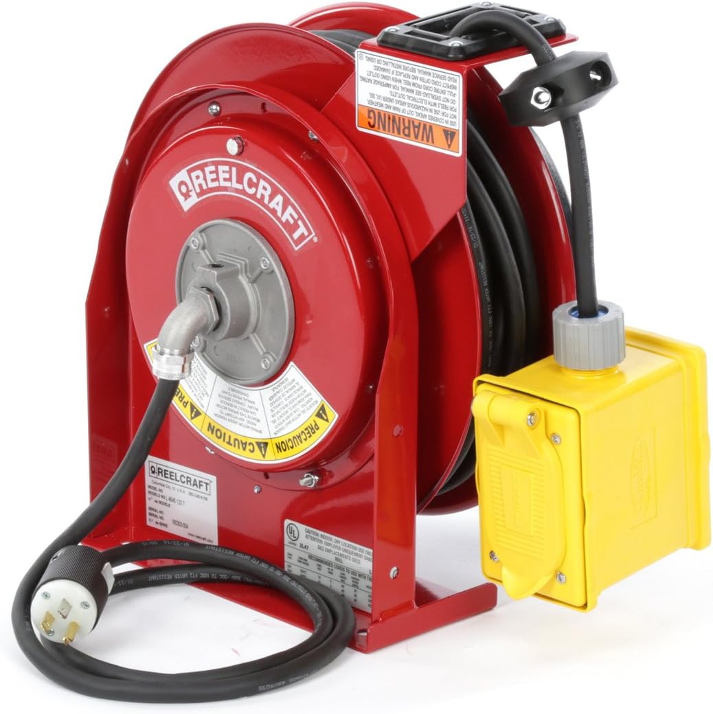 Reelcraft T-2462-0 Dual Cable Welding Reel - Air Tool Hose Reels ...