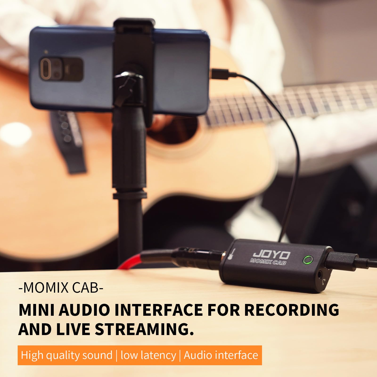 Snapklik.com : JOYO Guitar Audio Interface Pocket Internal Recording ...