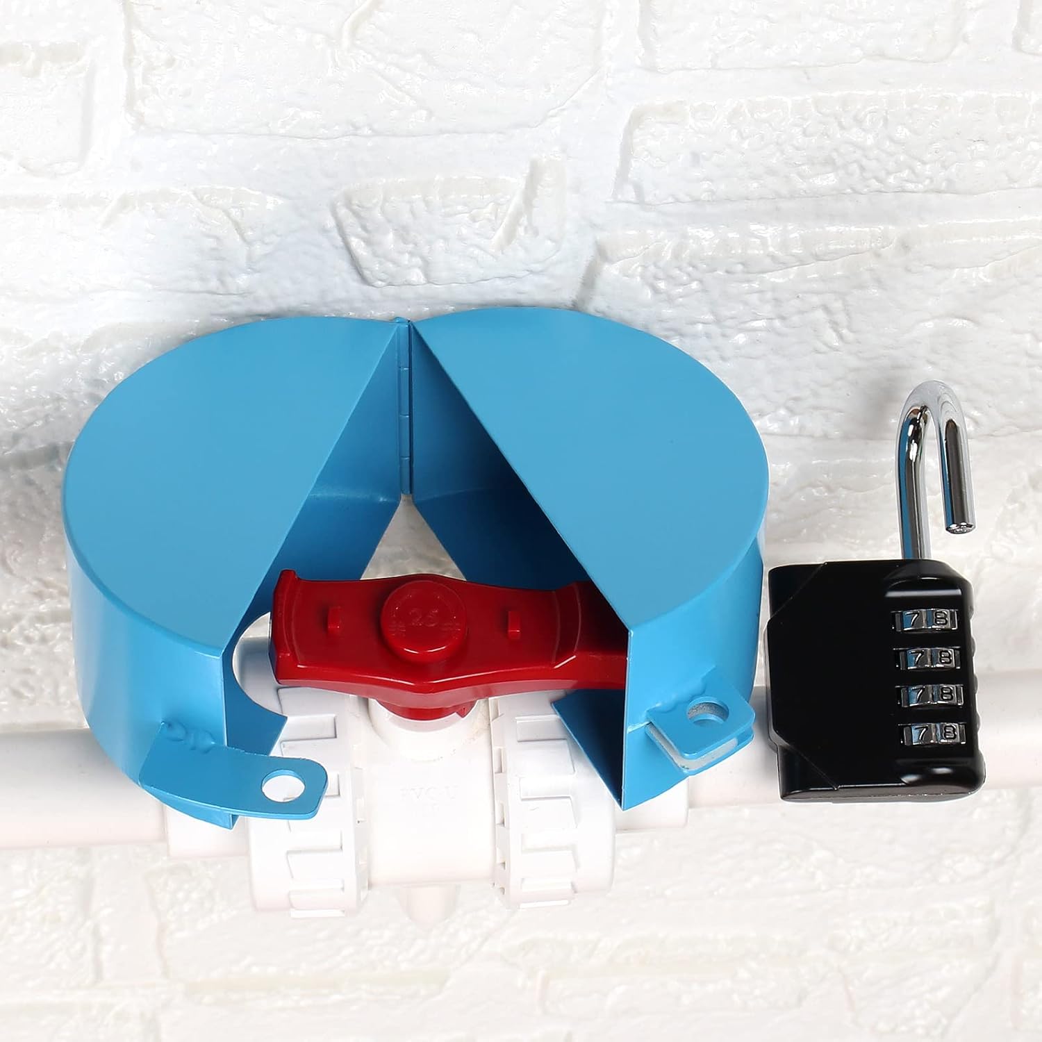 Amazon.com: TEMEILI Gate Valve Locking Device (with Password Lock) Gate ...