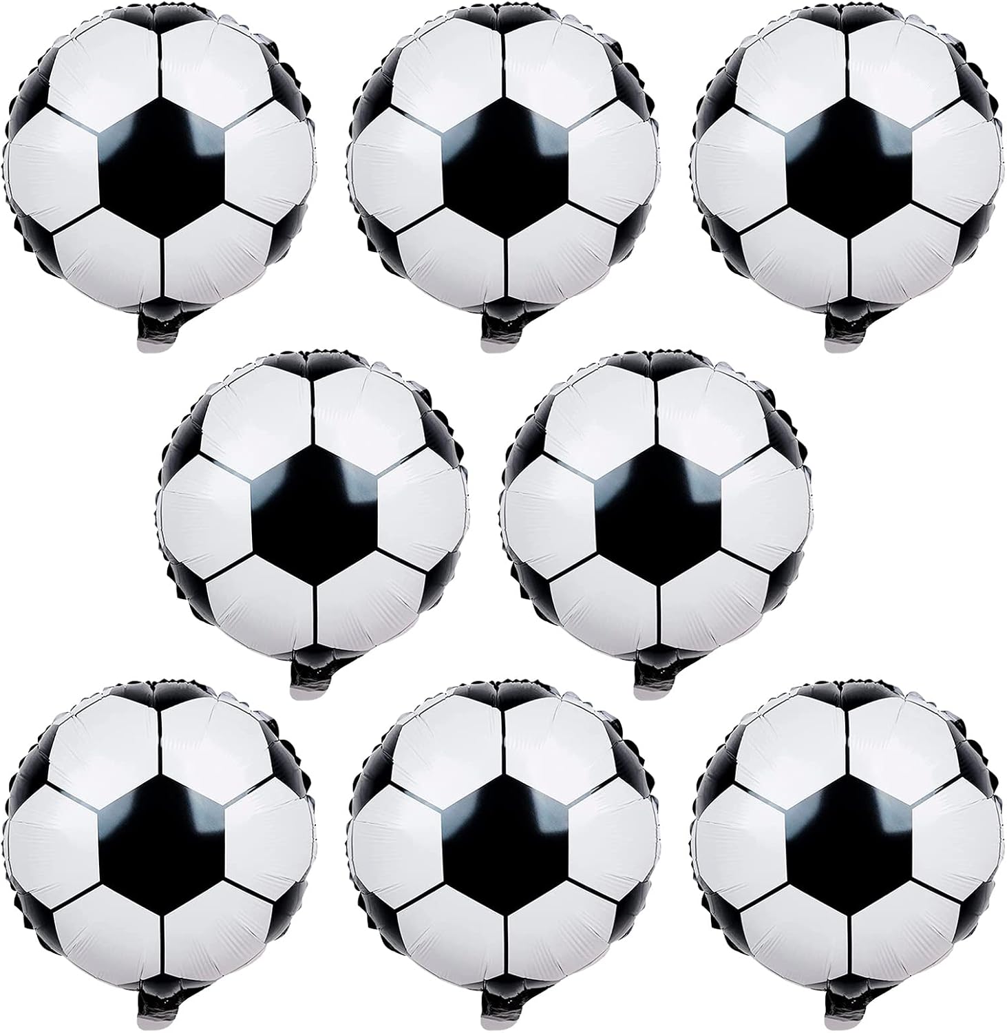 Amazon.com: 8Pcs Soccer Party Balloons, 18Inch Soccer Foil Balloons ...
