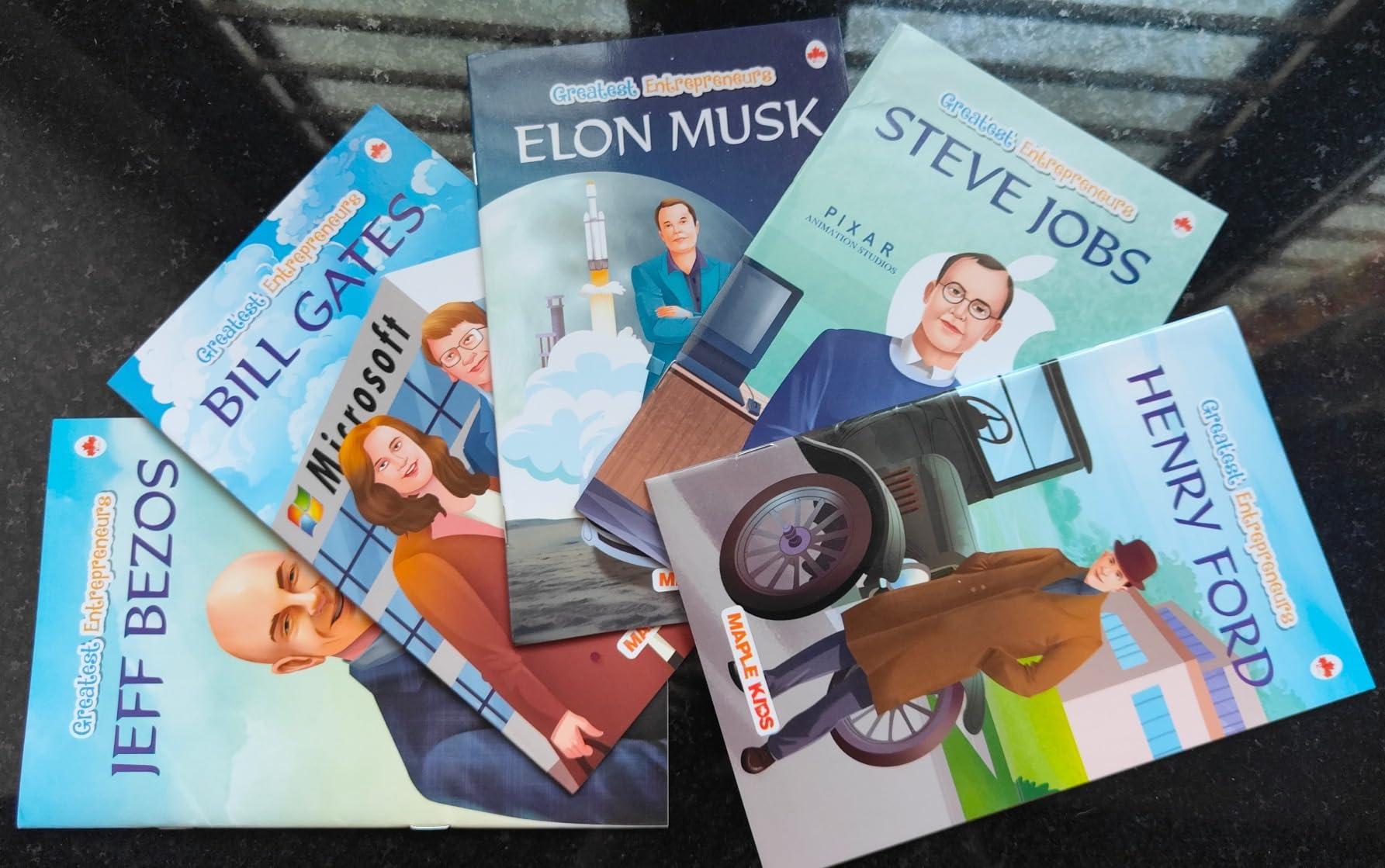 Story Books for Kids - World's Greatest Entrepreneurs (Set of 5 Books ...