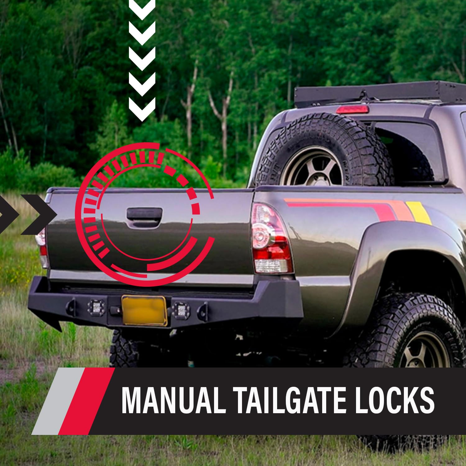 Snapklik.com : Pop & Lock PL5406 Pyrite Mica Manual Tailgate Lock