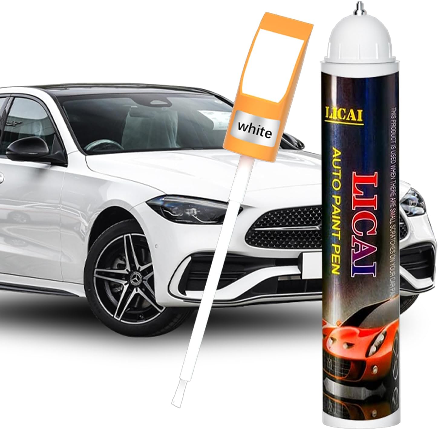 Amazon.com: Touch Up Paint For Cars, Automotive White Car Paint Pen ...
