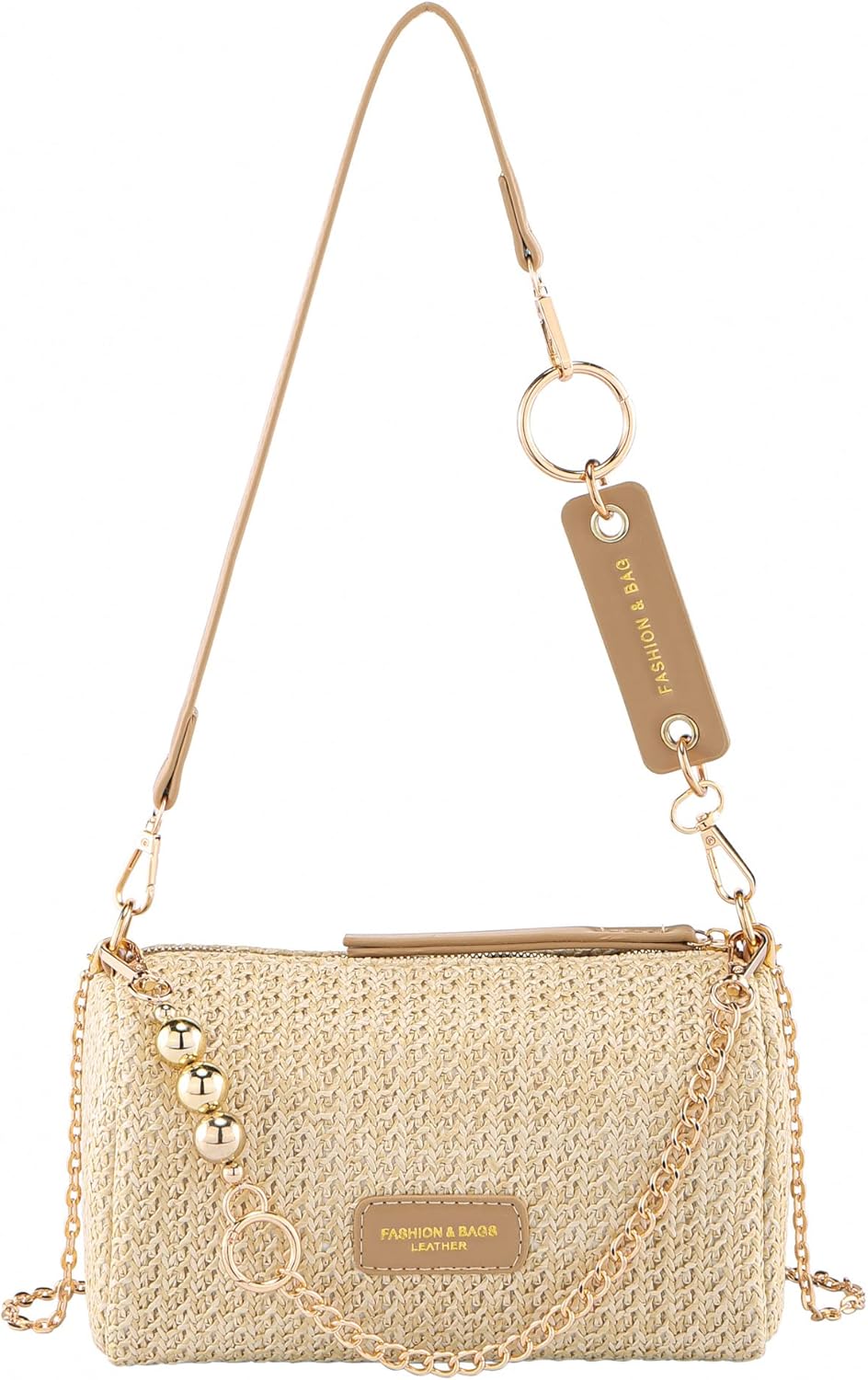 Amazon.com: CHIC DIARY Straw Beach Bag for Women Summer Beach Cylinder ...