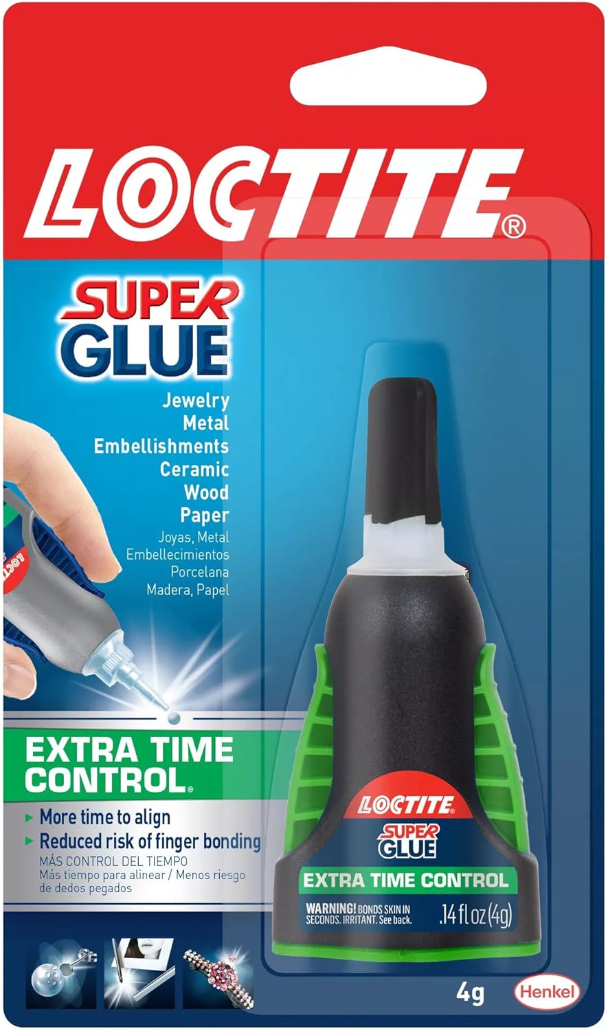 Amazon.com: Loctite 1503241 Super Glue Extra Time Control, Transparente ...