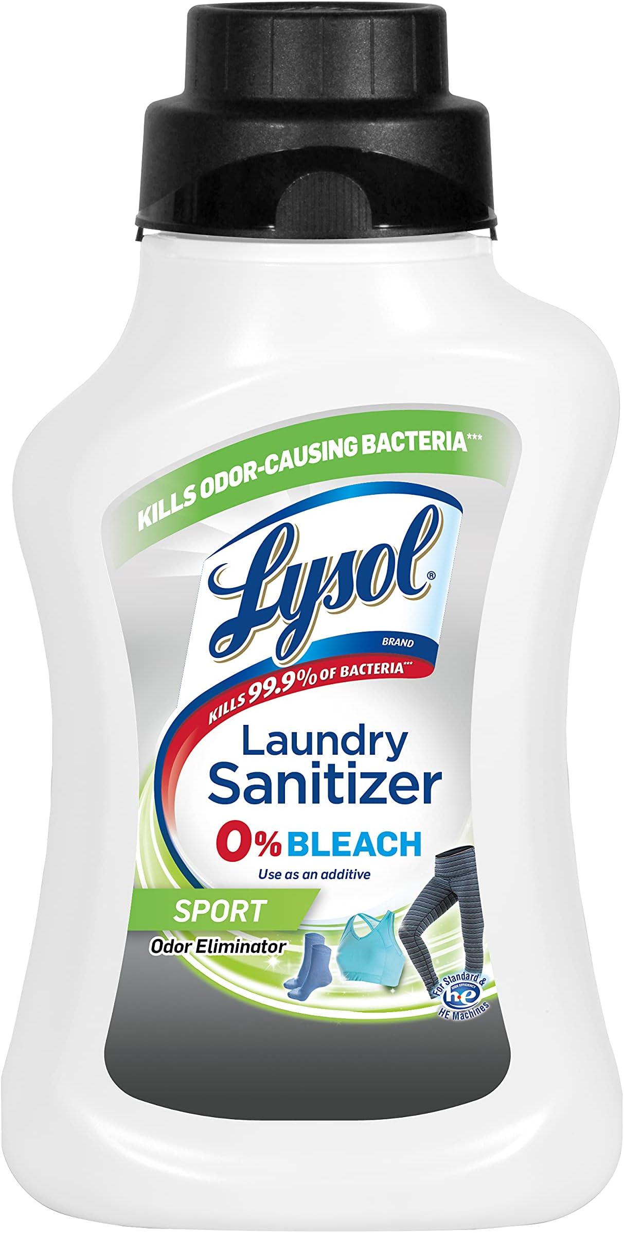 Amazon.com: Lysol Sport Laundry Sanitizer Additive, Sanitizing Liquid ...