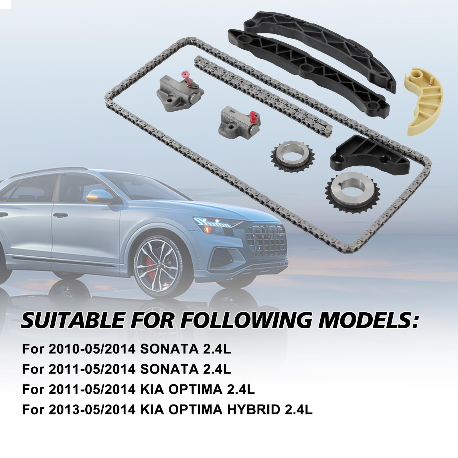 2.4L Engine Repair Kit Timing Chain Kit For Hyundai/Kia 2.0L 2.4L G4KC ...