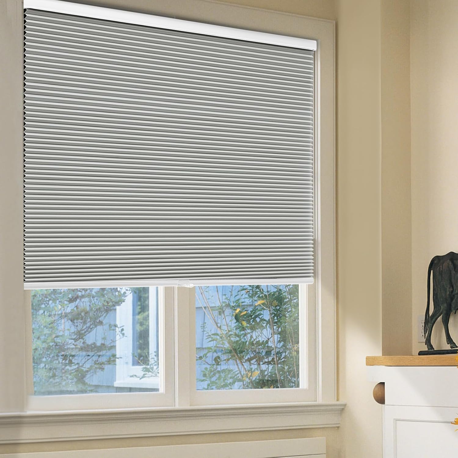 Amazon.com: MYshade Cordless Cellular Windows Shades Blackout Blinds ...