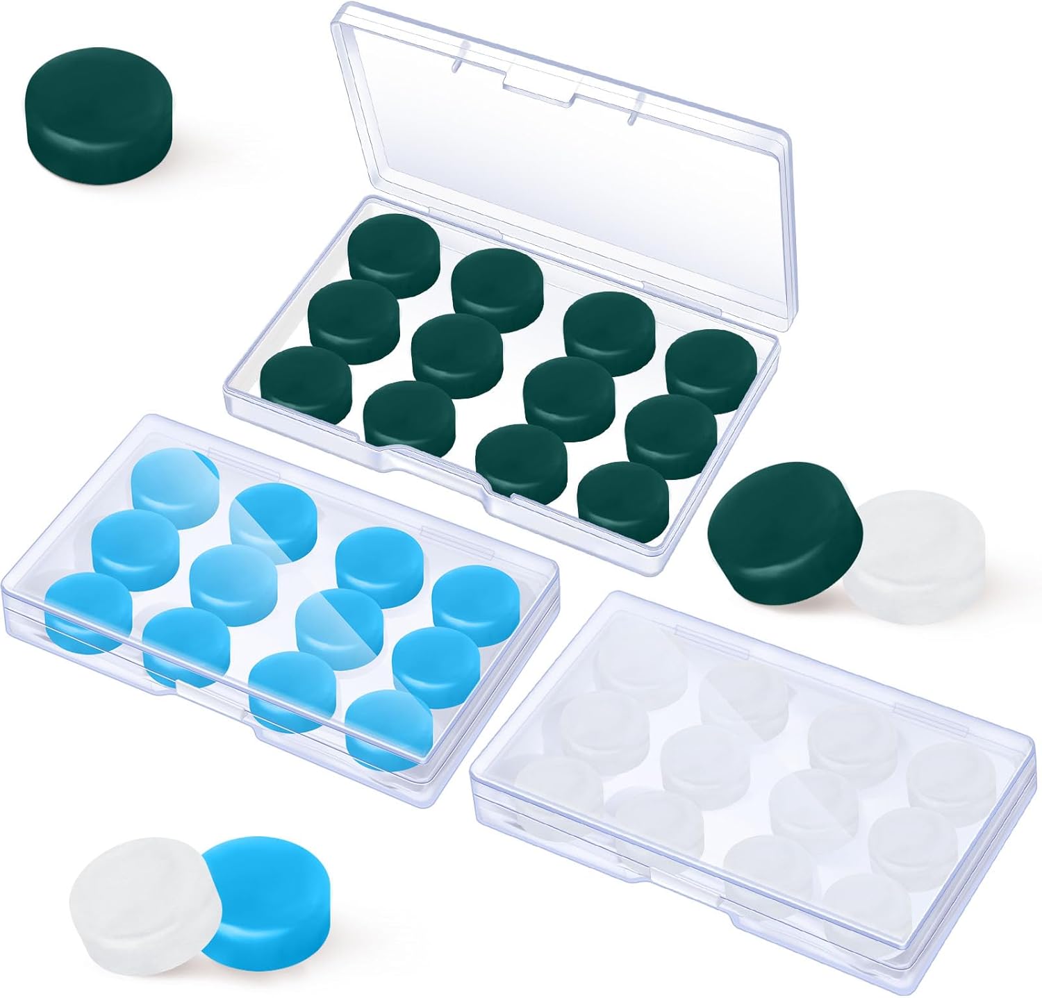 Amazon.com: Frienda 36 Pairs Ear Plugs for Sleeping Reusable Moldable ...