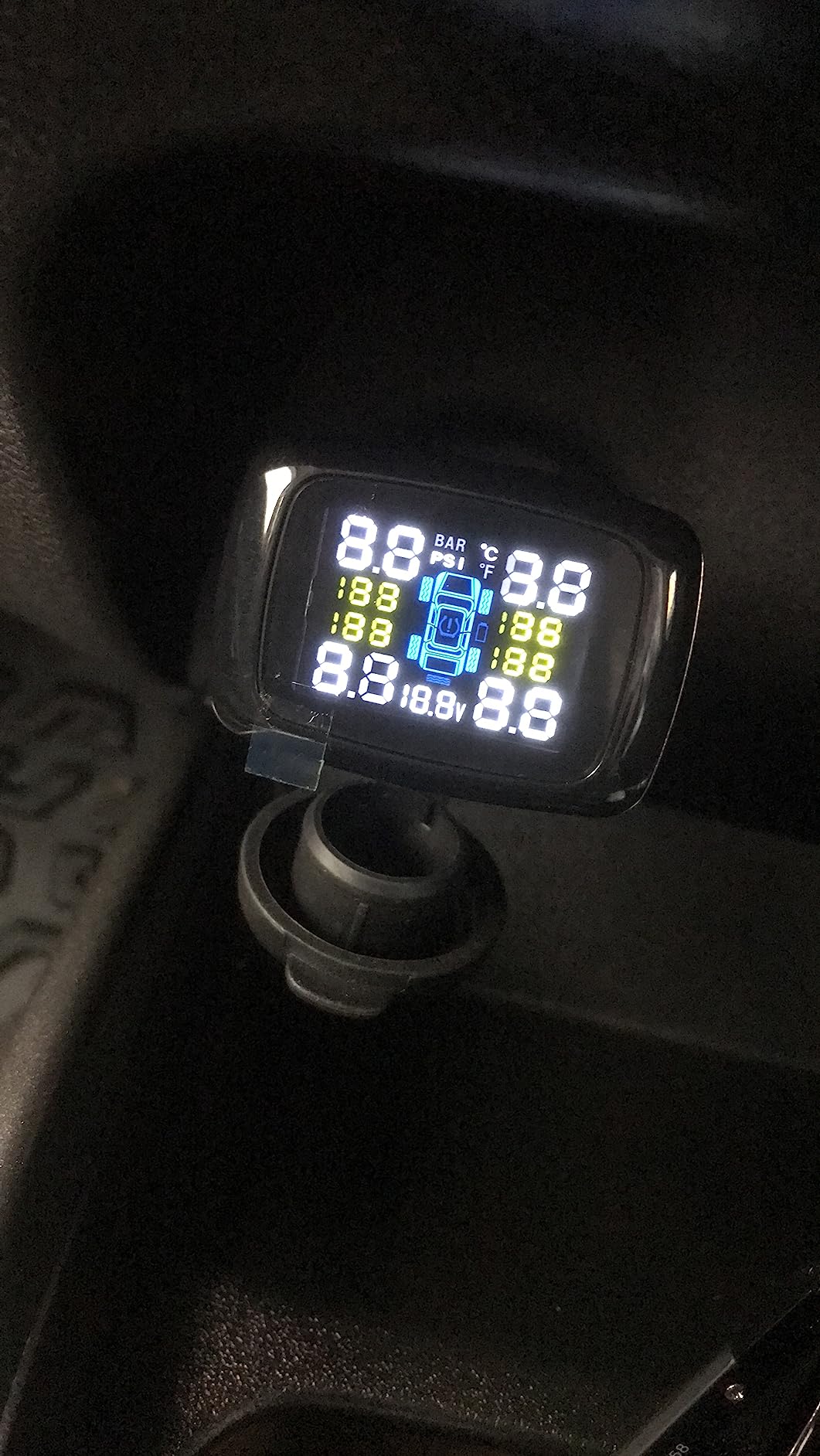 XPR3SS TPMS External Sensor with USB Charging Port Wireless Cigarette ...