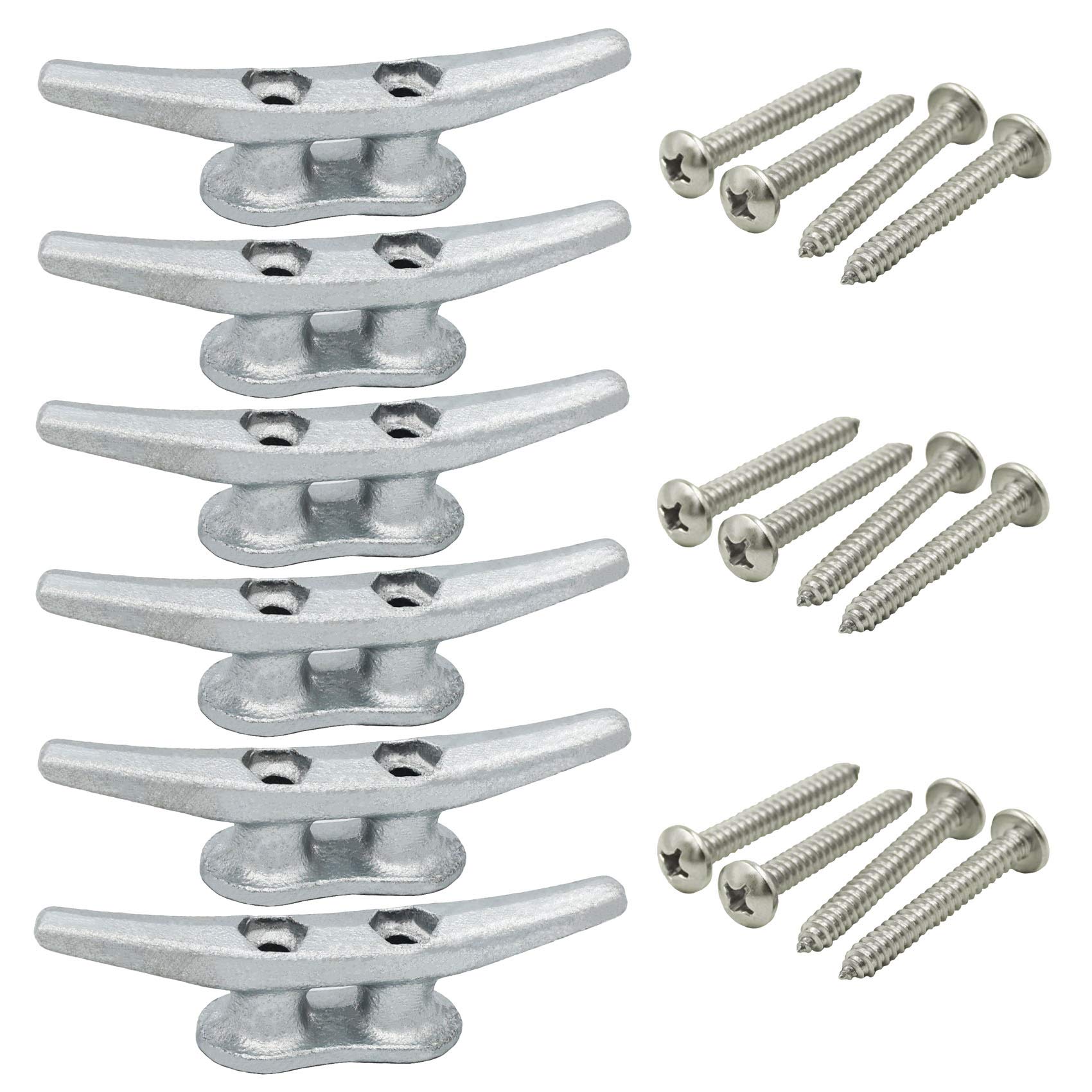 Snapklik.com : VEITHI Dock Cleat 4 Inch - Hot Dipped Galvanized Boat ...