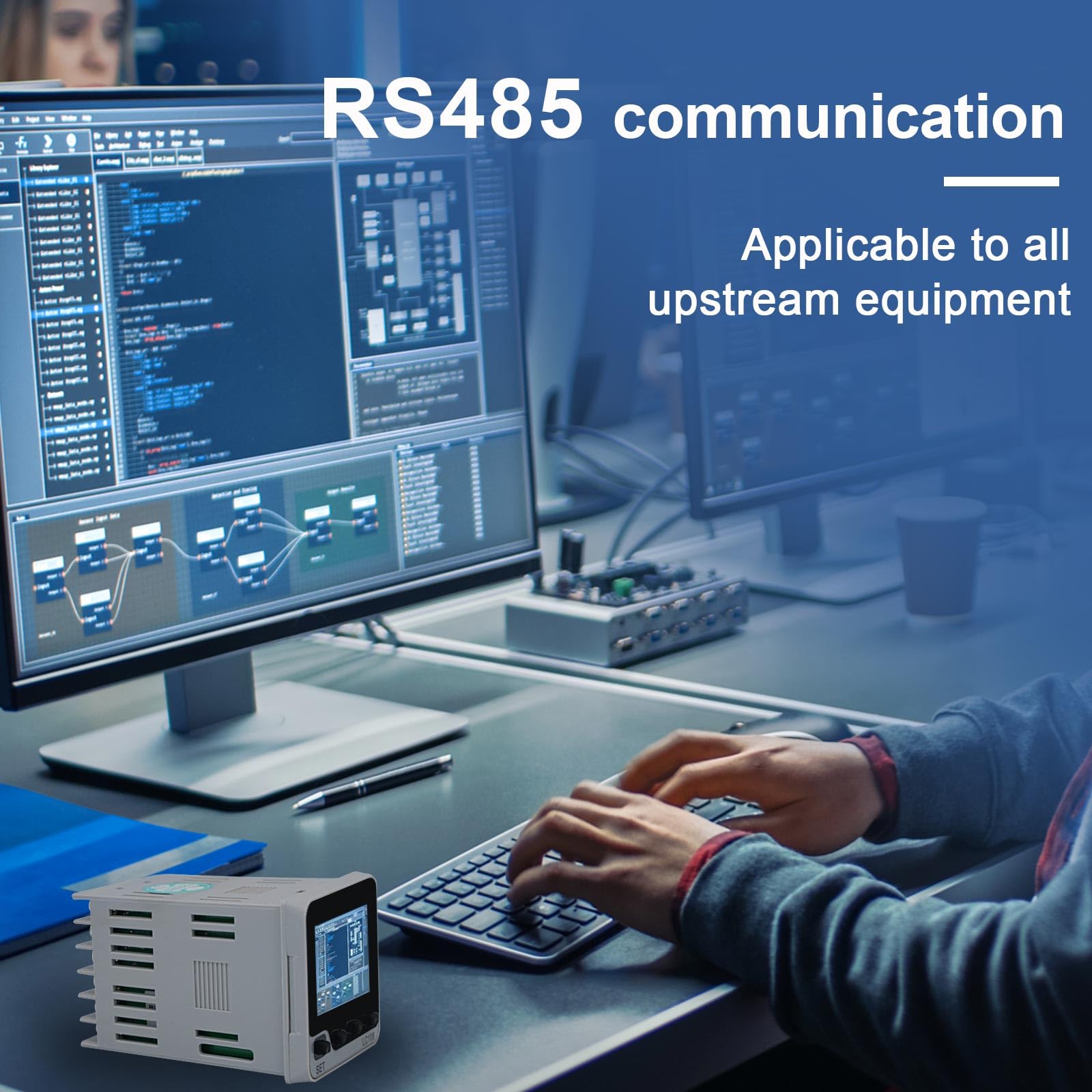 Snapklik.com : LCLCTC RS-485 Modbus -RTU Communication TC/RTD Input LCD ...