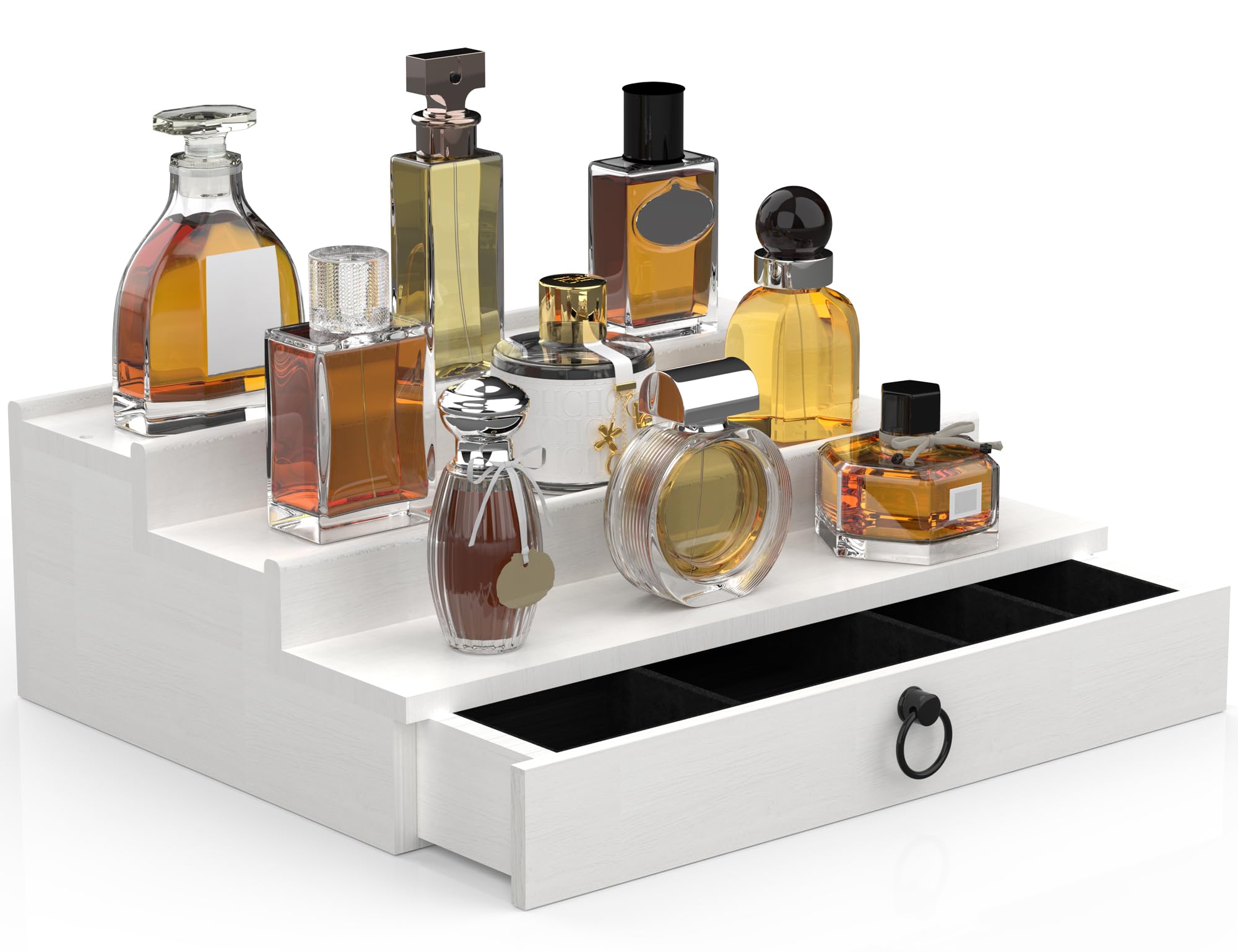 Amazon.com: upcessory Cologne Organizer for Men, 3 Tier Wood Perfume ...