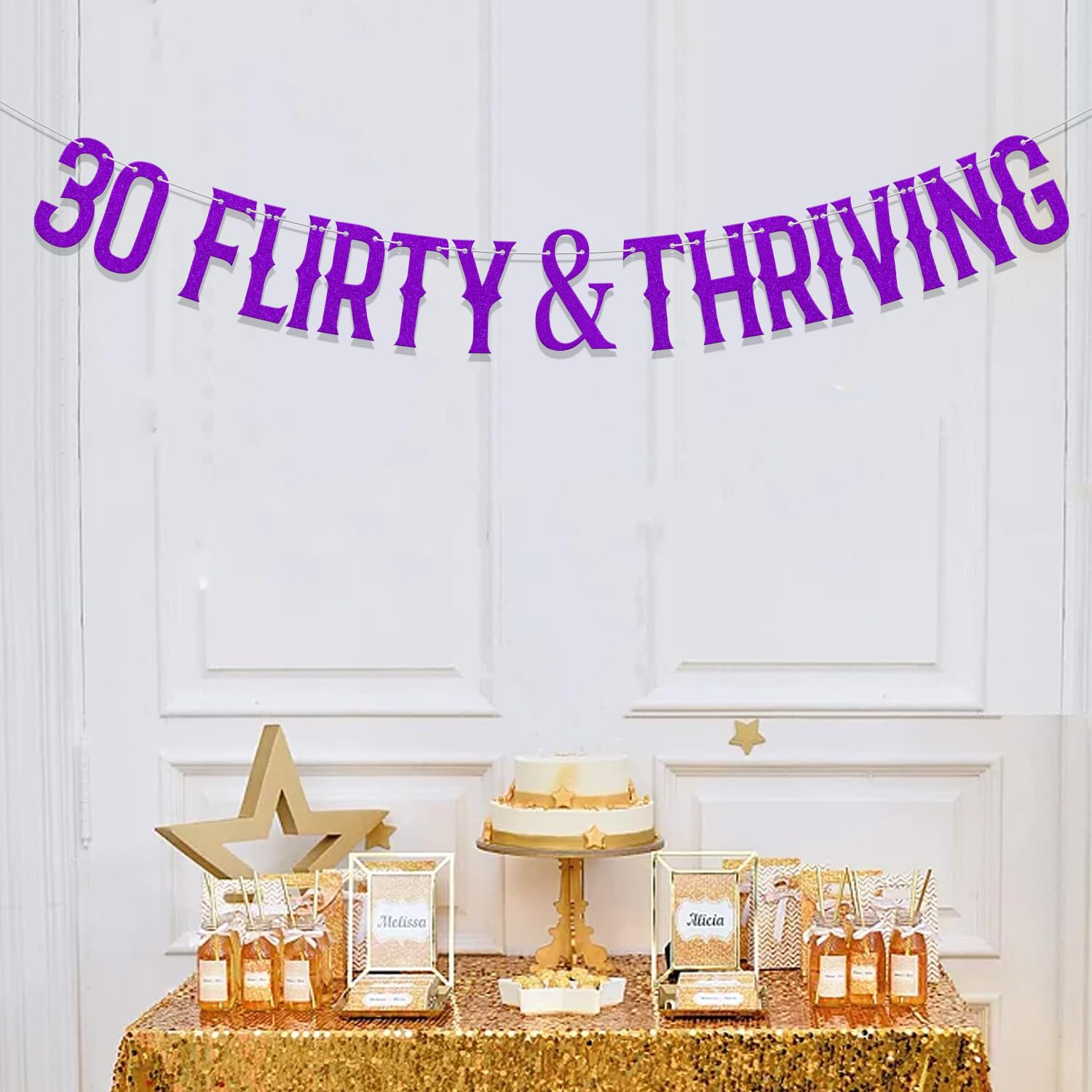 Snapklik.com : 30 Flirty & Thriving Banner, Talk To Me About Turning 30 ...