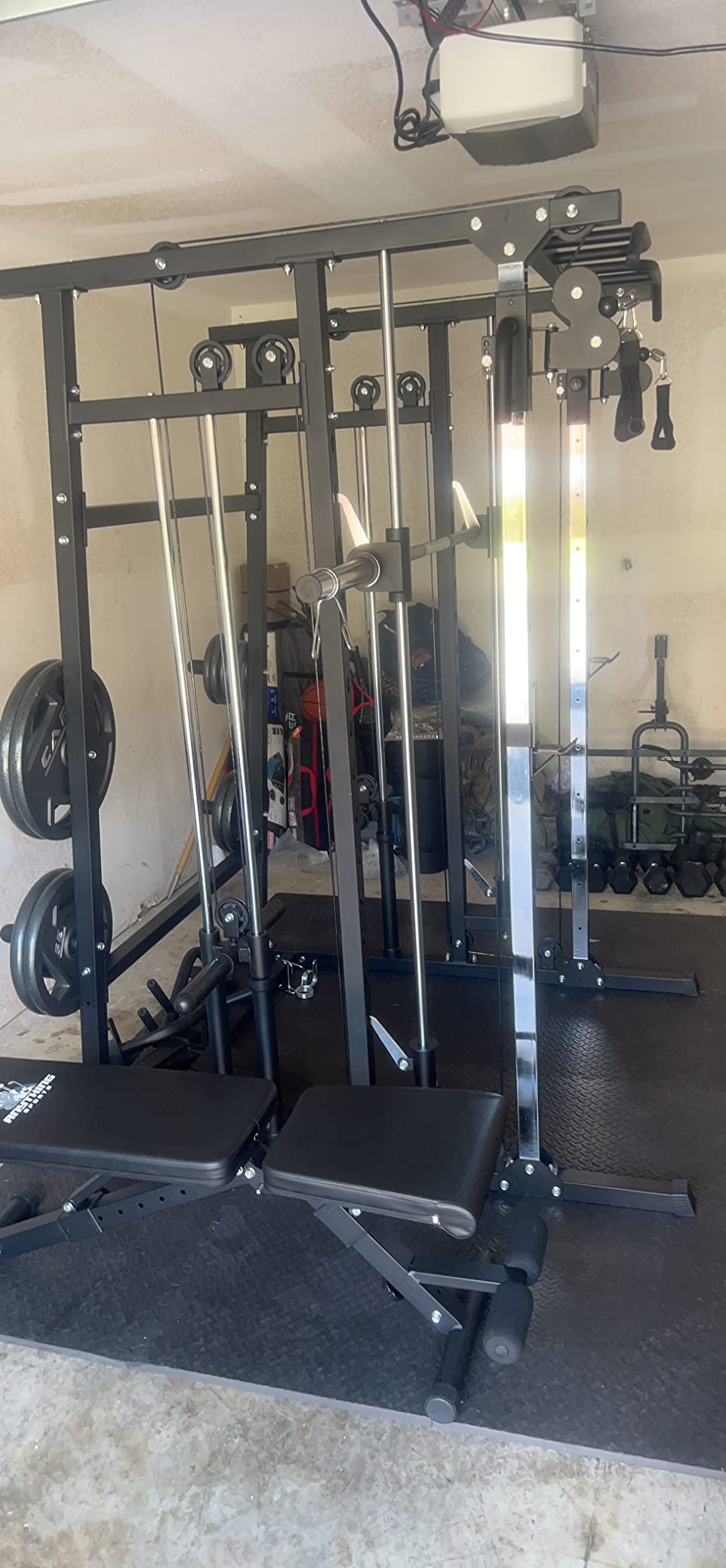 $23/mo - Finance Heavy Duty Smith Machine with Cable Crossovers | Buy ...