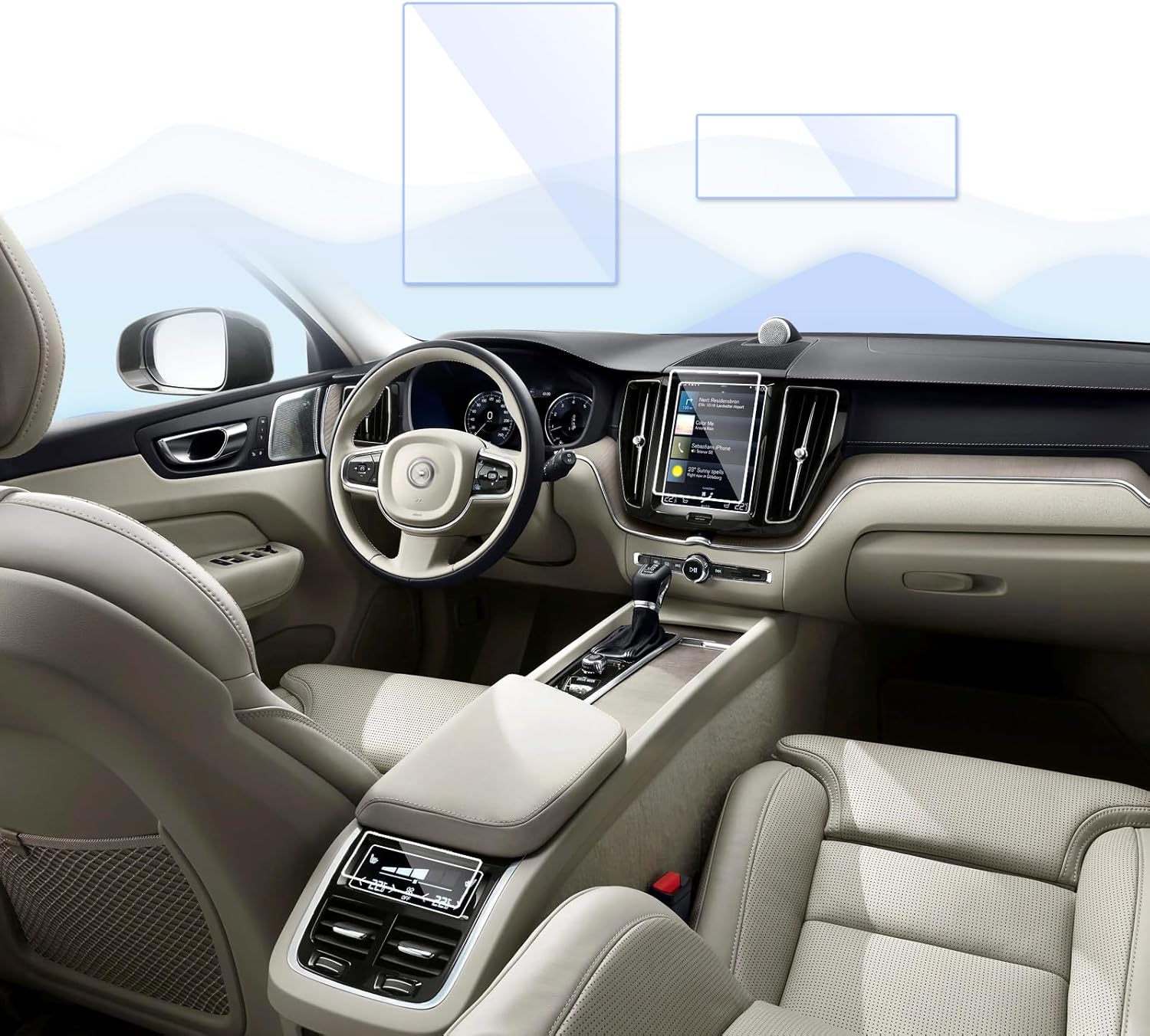 Amazon.com: UFGDSHA for 2024 Volvo XC90 Screen Protector for 2023 Volvo ...