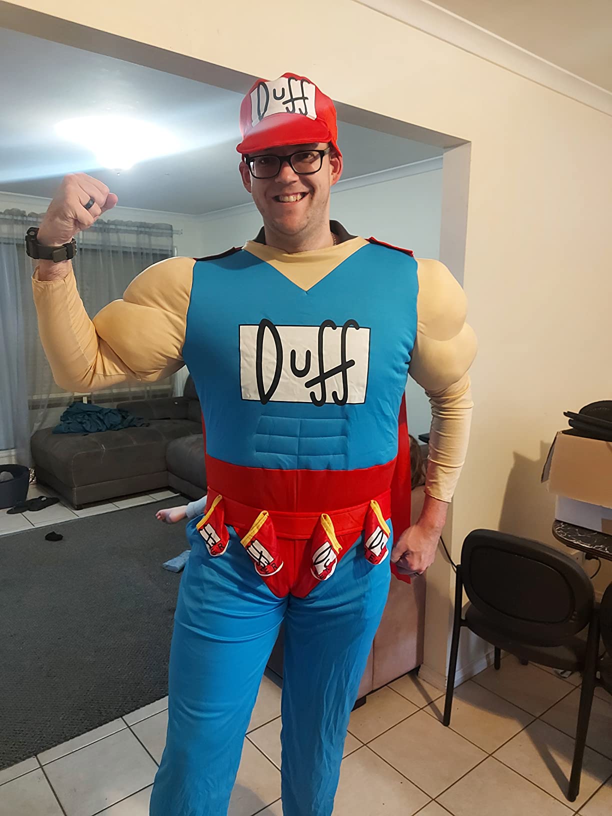 Unbranded The Simpsons Duffman Duff Man Beer Classic Muscle Mens Adult ...