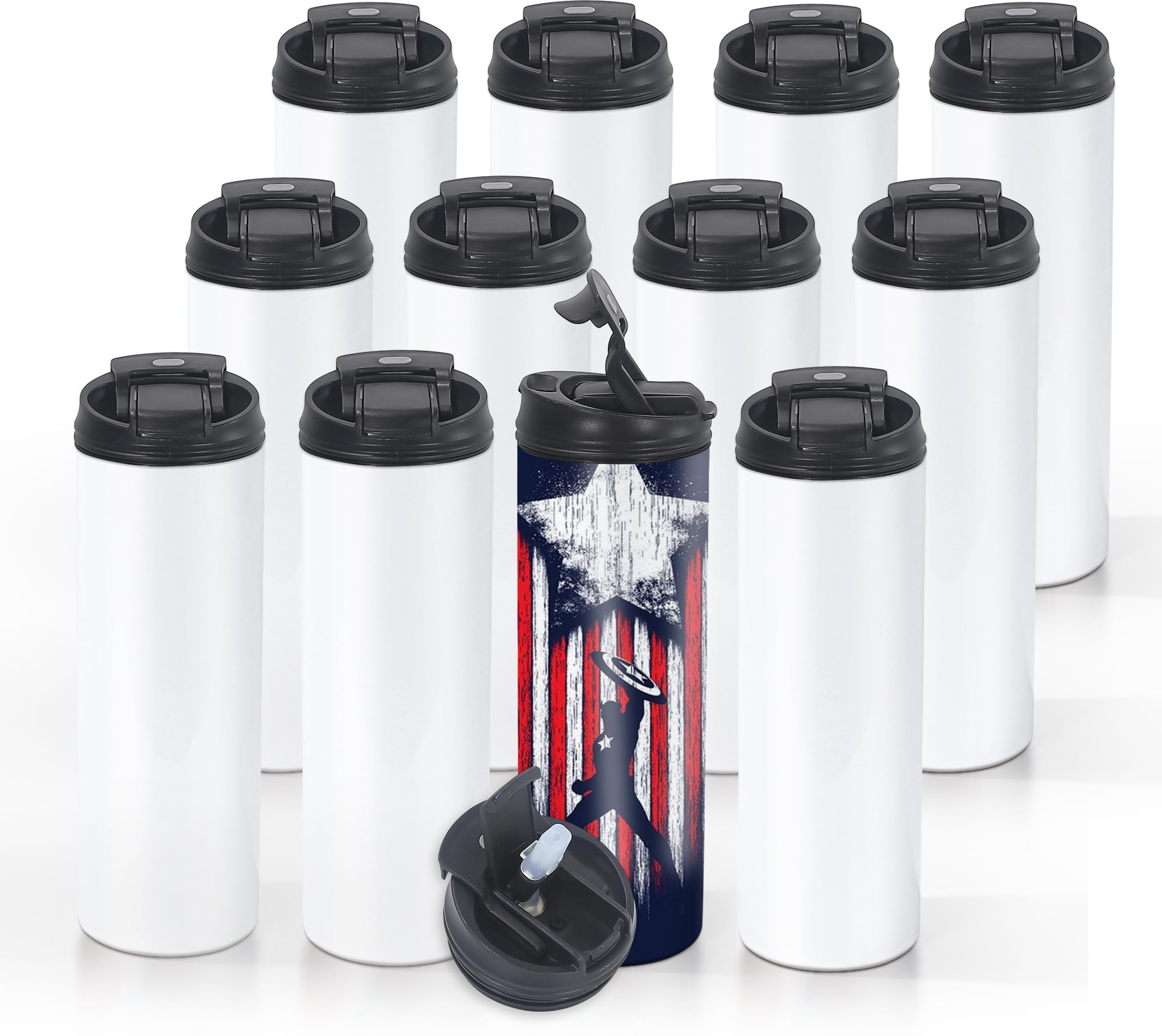 Snapklik.com : AGH 20 Oz Sublimation Water Bottles