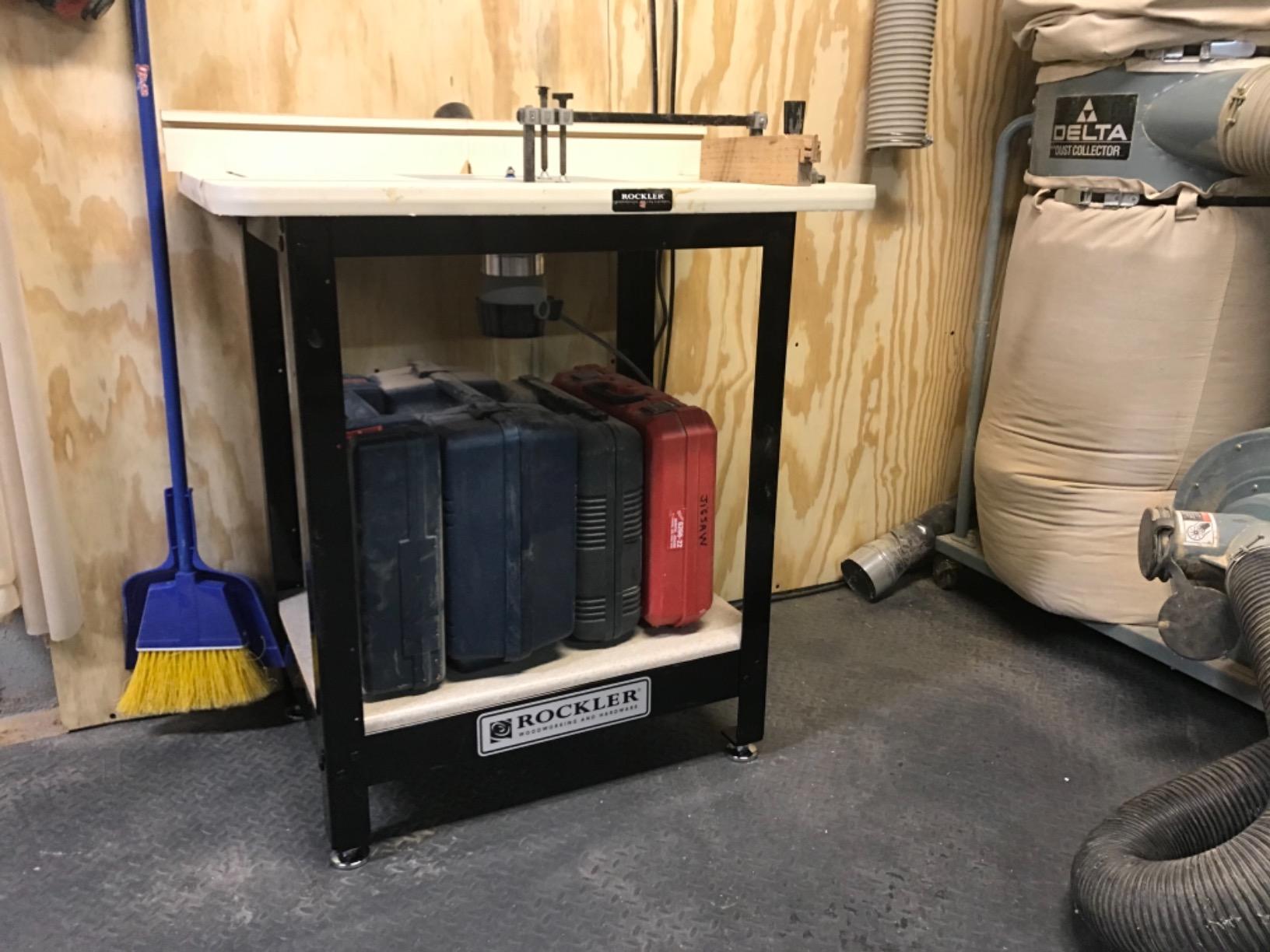 Utility Work Stand (26'' W x 18'' D x 32'' H) - Tool Stand w/ 1/8 ...