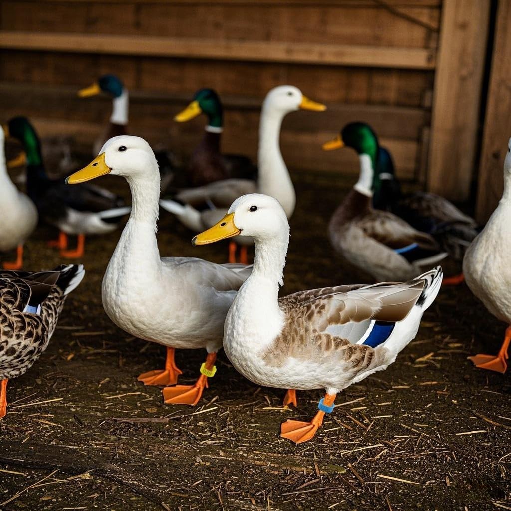 Snapklik.com : DoubleWood Leg Bands For Chicken, 100 Pcs Numbered 16mm ...