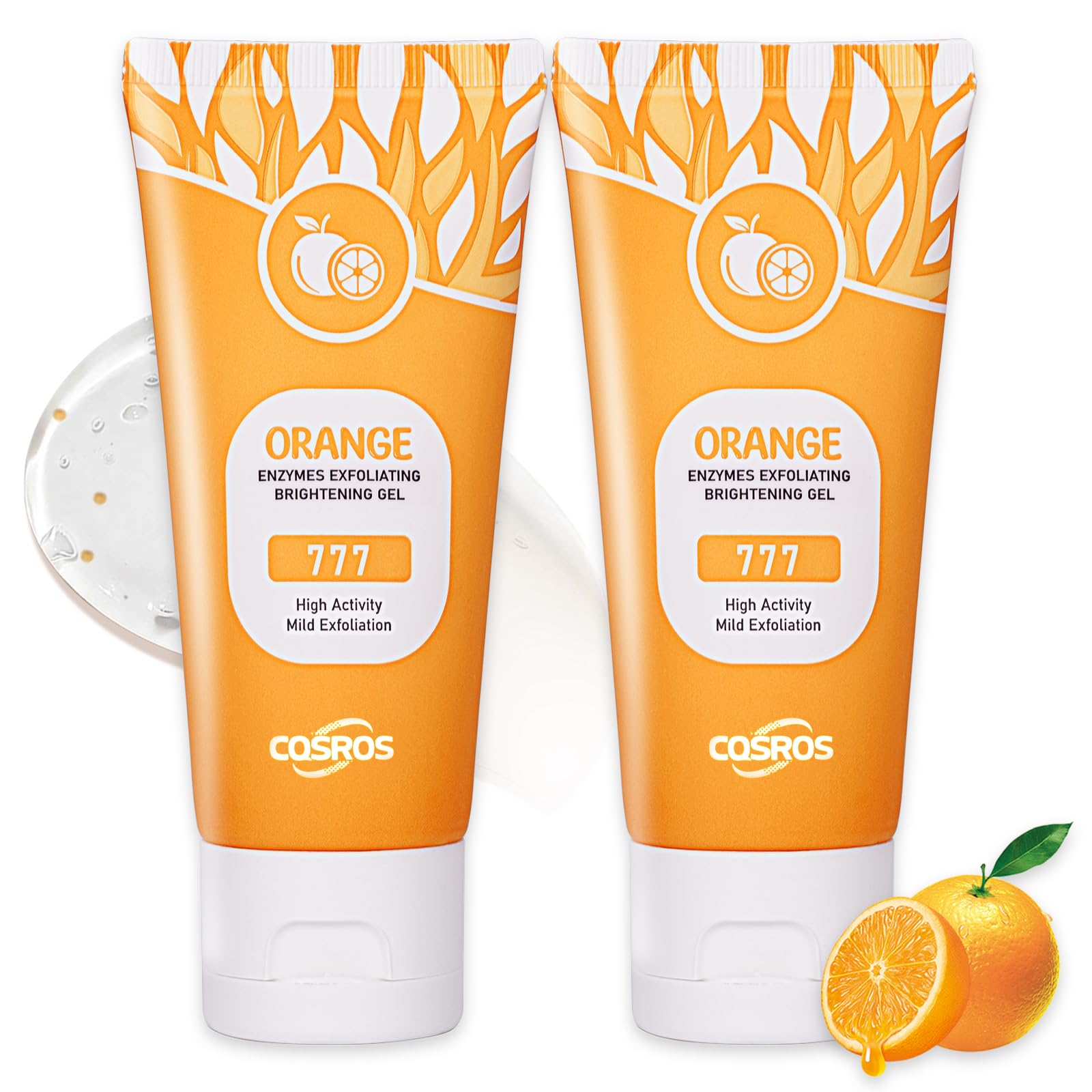 Amazon.com: Orange Exfoliating Gel Scrub for Face and Body Skin, Deep ...
