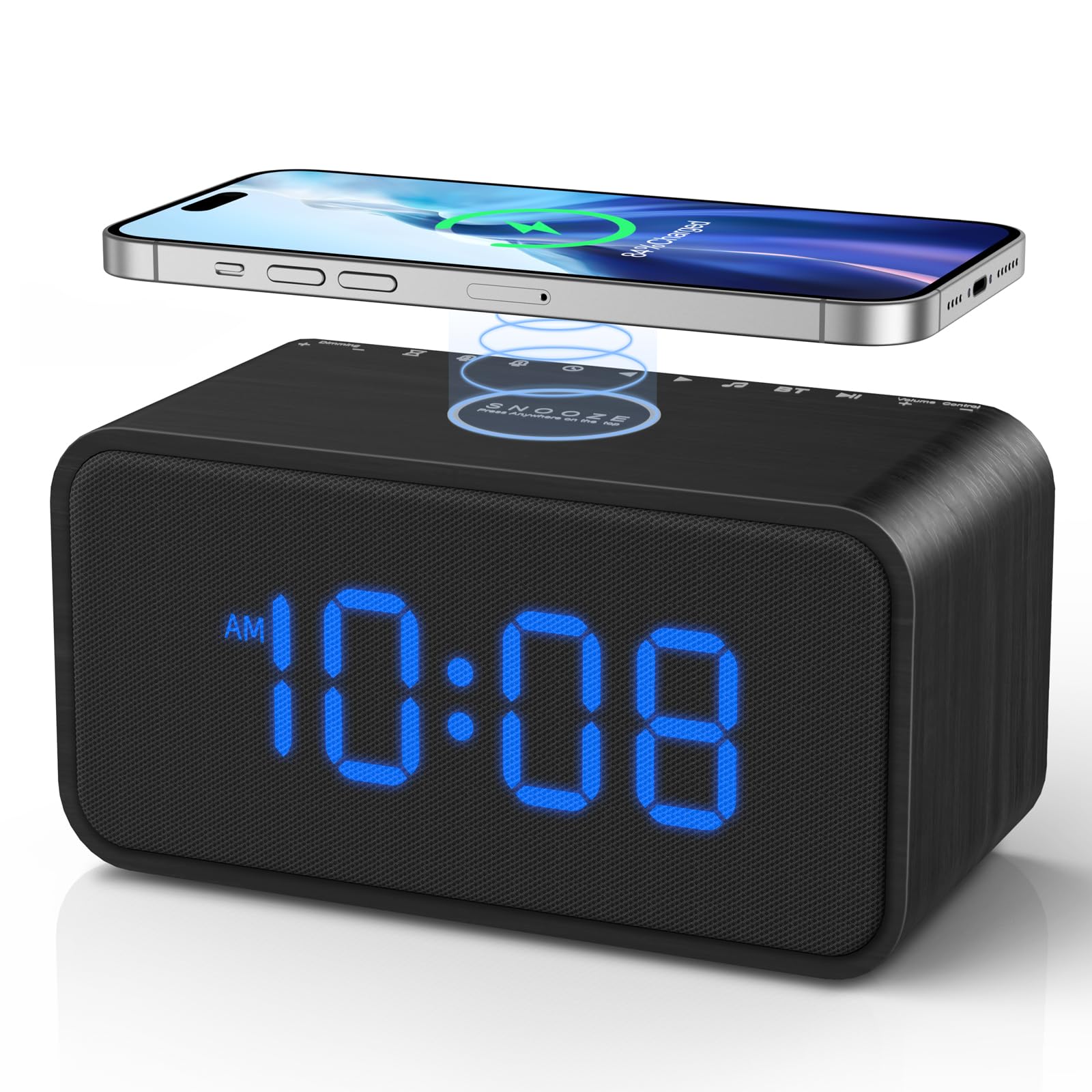 Amazon.com: REACHER Sound Machine with Dual Alarm Clock for Bedrooms ...