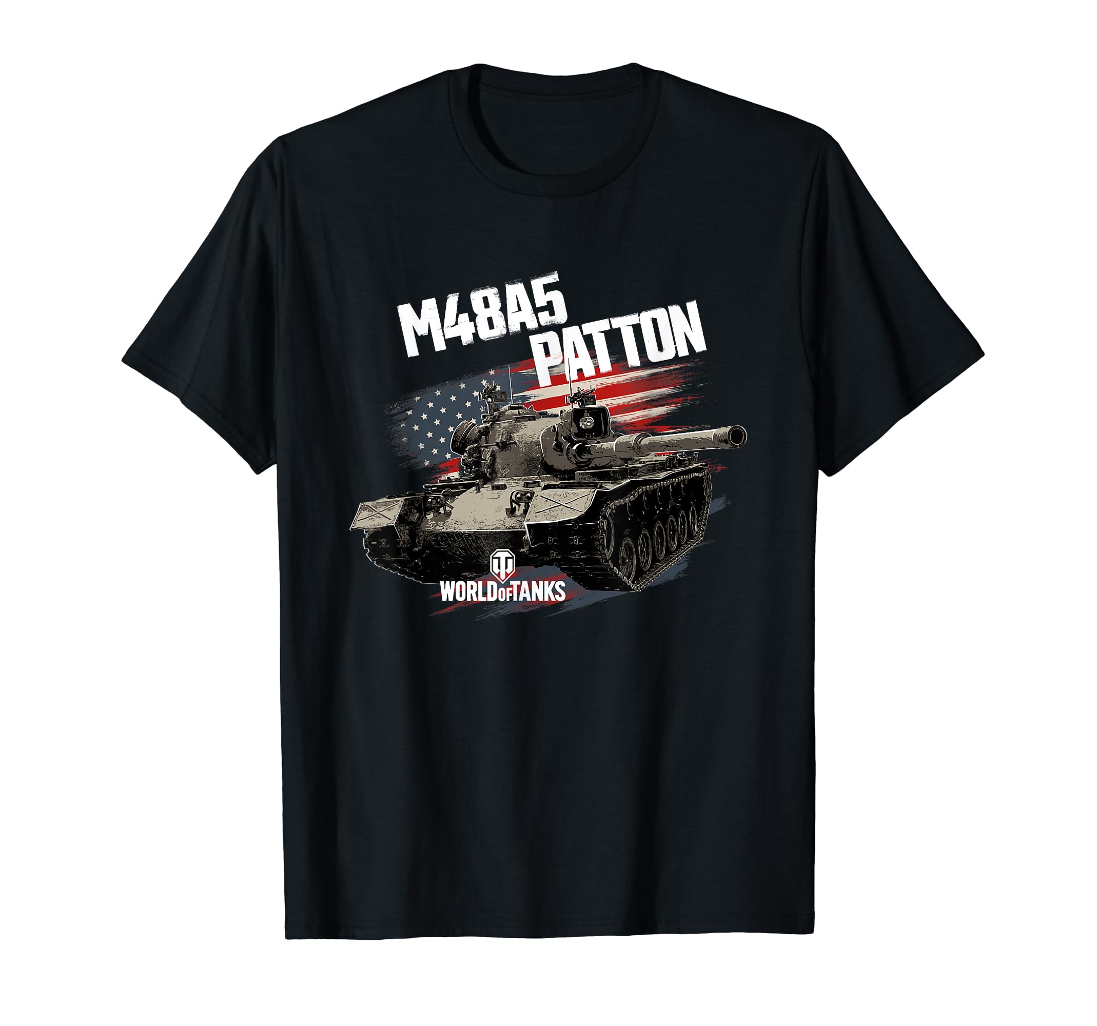 Amazon.com: World of Tanks M48A5 Patton T-Shirt : Clothing, Shoes & Jewelry