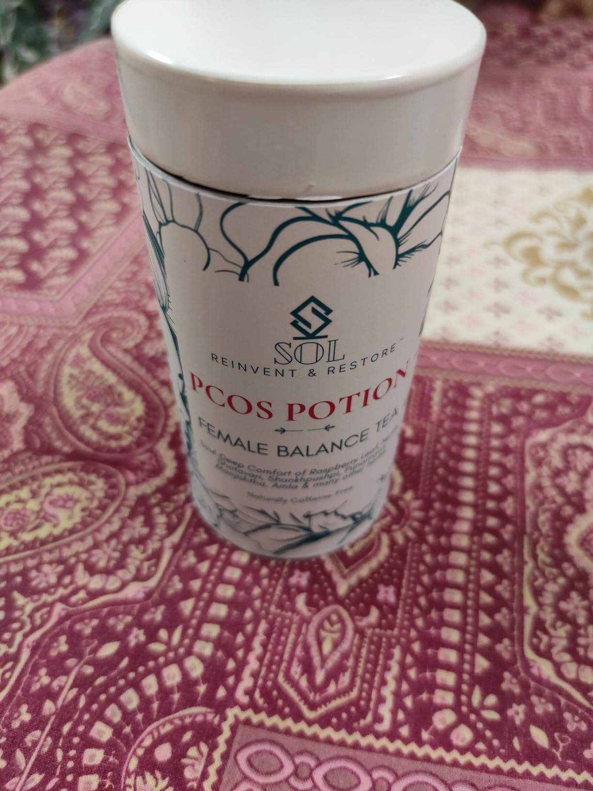 SOL Pcod Pcos Tea - Periods Care Tea For Hormone Balance, Weight & Acne ...