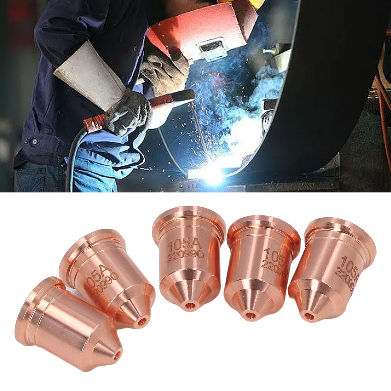 Consumables 10 Pack 220930 Plasma Torch Tips For PMX 45XP/65/85/105 ...