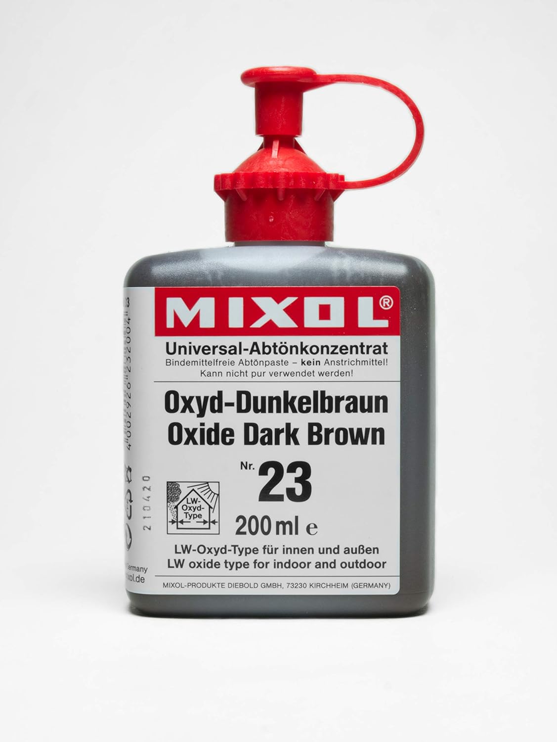 200ml MIXOL # 23 Oxyd-Dunkelbraun : Amazon.de: Baumarkt