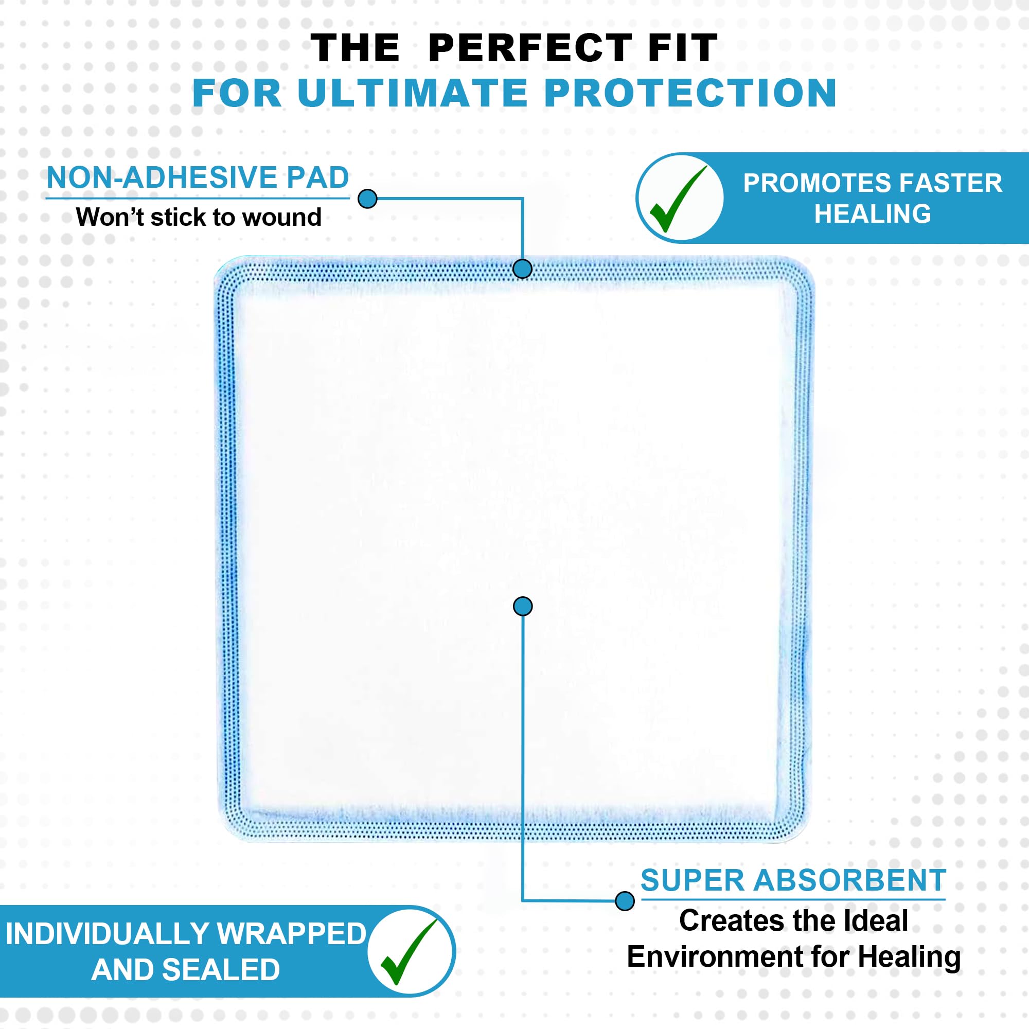 Snapklik.com : MedVance Super Absorbent Dressing, Dressing Pads For ...