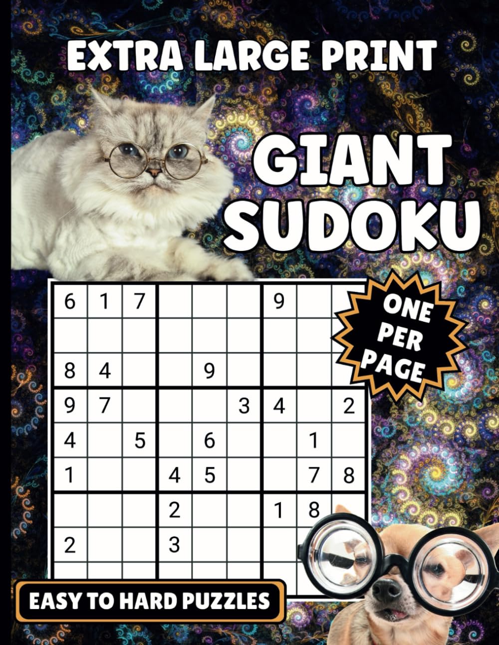 Extra Large Print Giant Sudoku: Easy to Hard Puzzles (Kittens ...