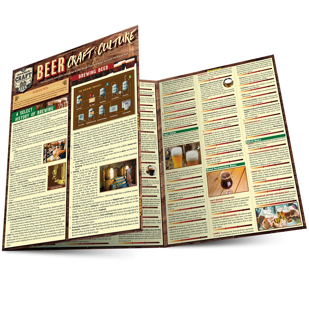 Beer - Craft & Culture: Quickstudy Laminated Reference Guide to Brewing ...