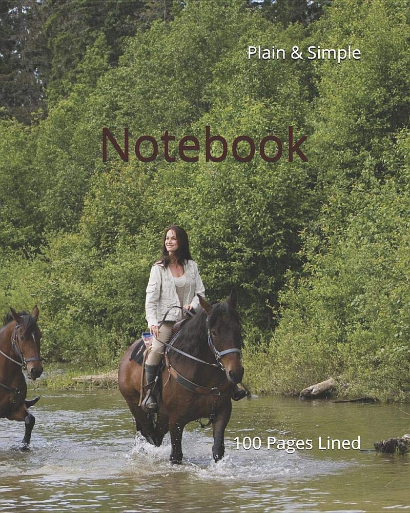 Buy Notebook: 100 Pages Lined (Plain & Simple Notebook) Book Online at ...
