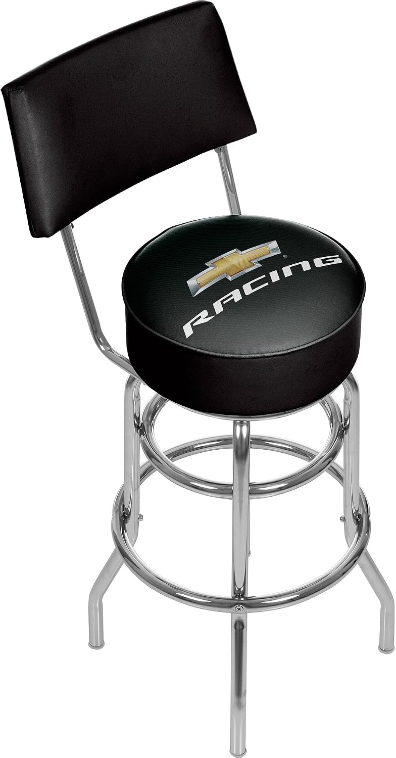 Amazon.com: Chevy Barstool with Backrest, 41" Bar Stool Swivel Chair ...