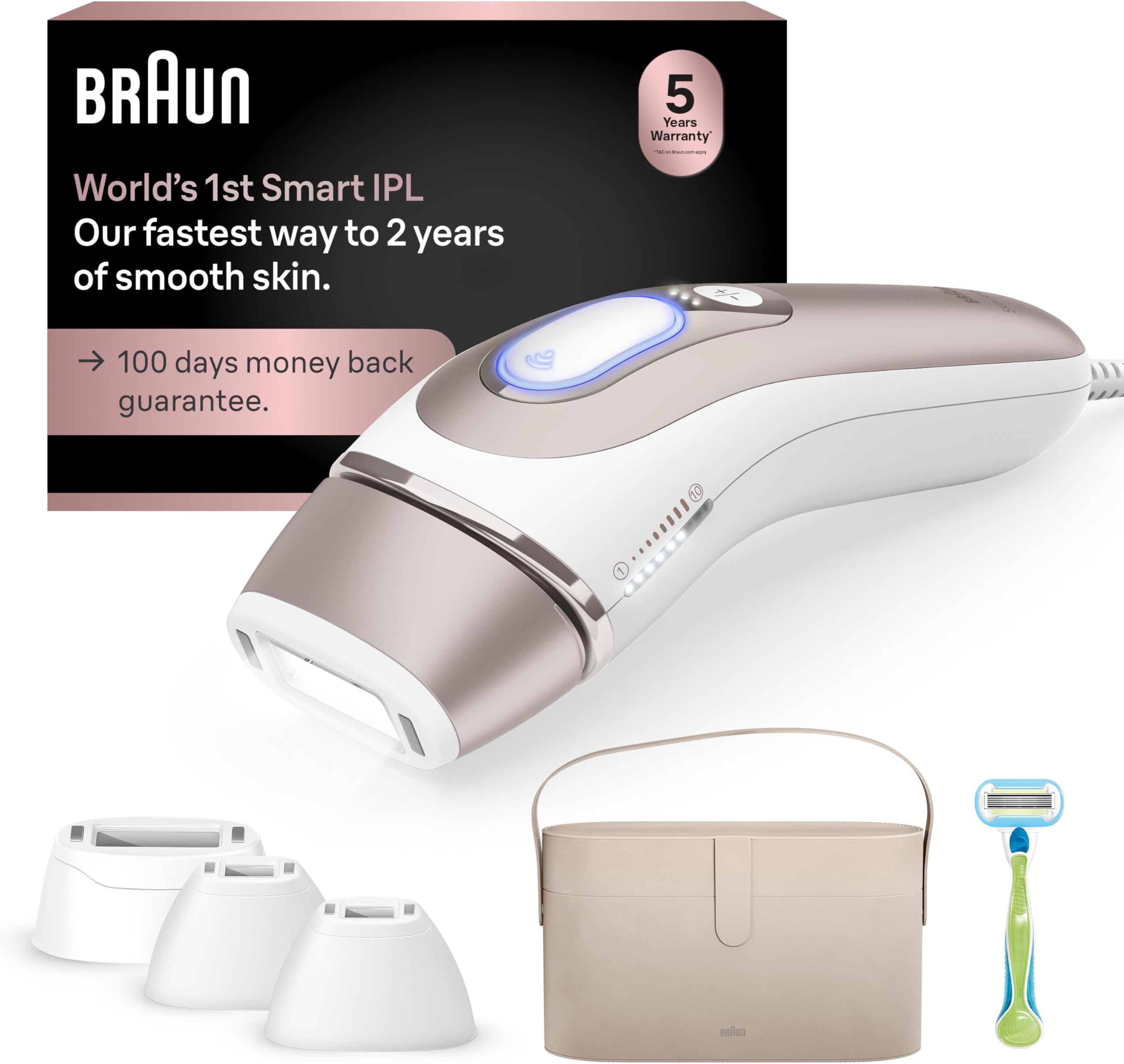 Amazon.com: Braun IPL Skin i·expert, at Home Laser Hair Removal ...