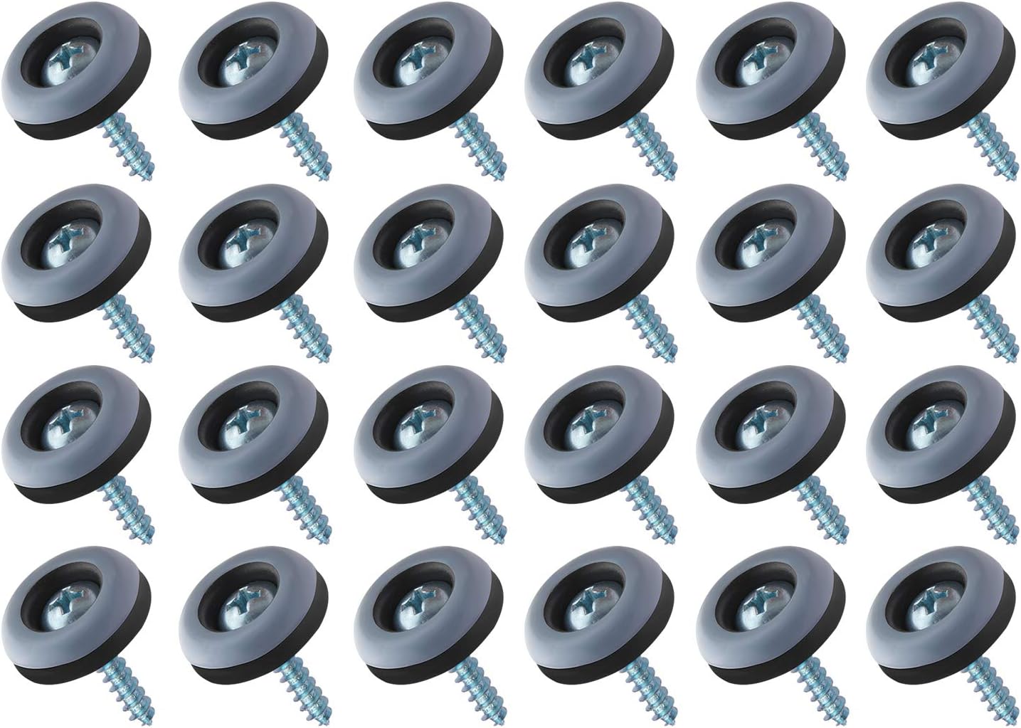 WEHOTECTION 24 PCS Furniture Sliders,Screw on 3/4 inch Furniture Glide ...
