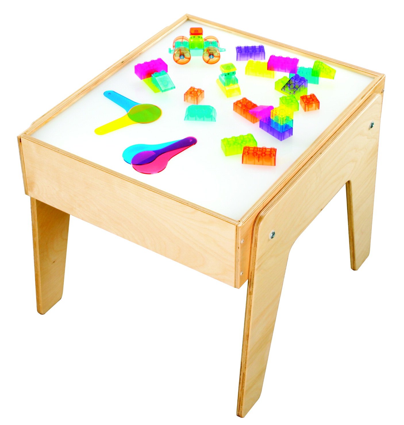 Childcraft 1335357 Mini Light Table, Wood and Plastic, 23-1/2" x 21-1/2 ...