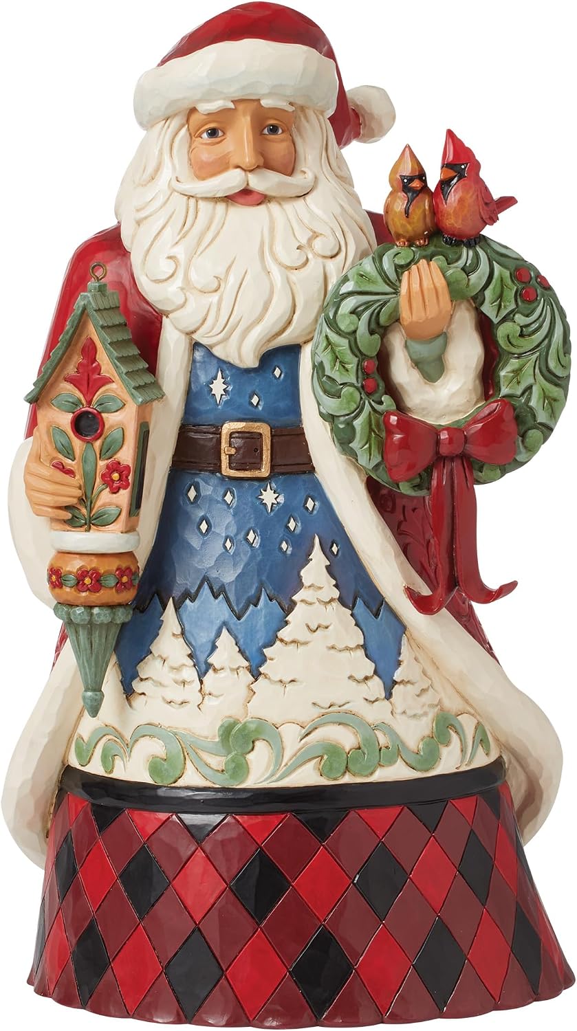 Amazon.com: Enesco Jim Shore Heartwood Creek Highland Glen Santa with ...