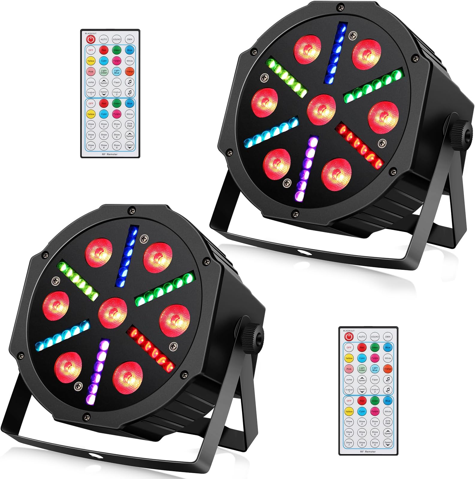 Amazon.com: Party Lights Dj Disco Lights,RGB LED Strobe Light Sound ...