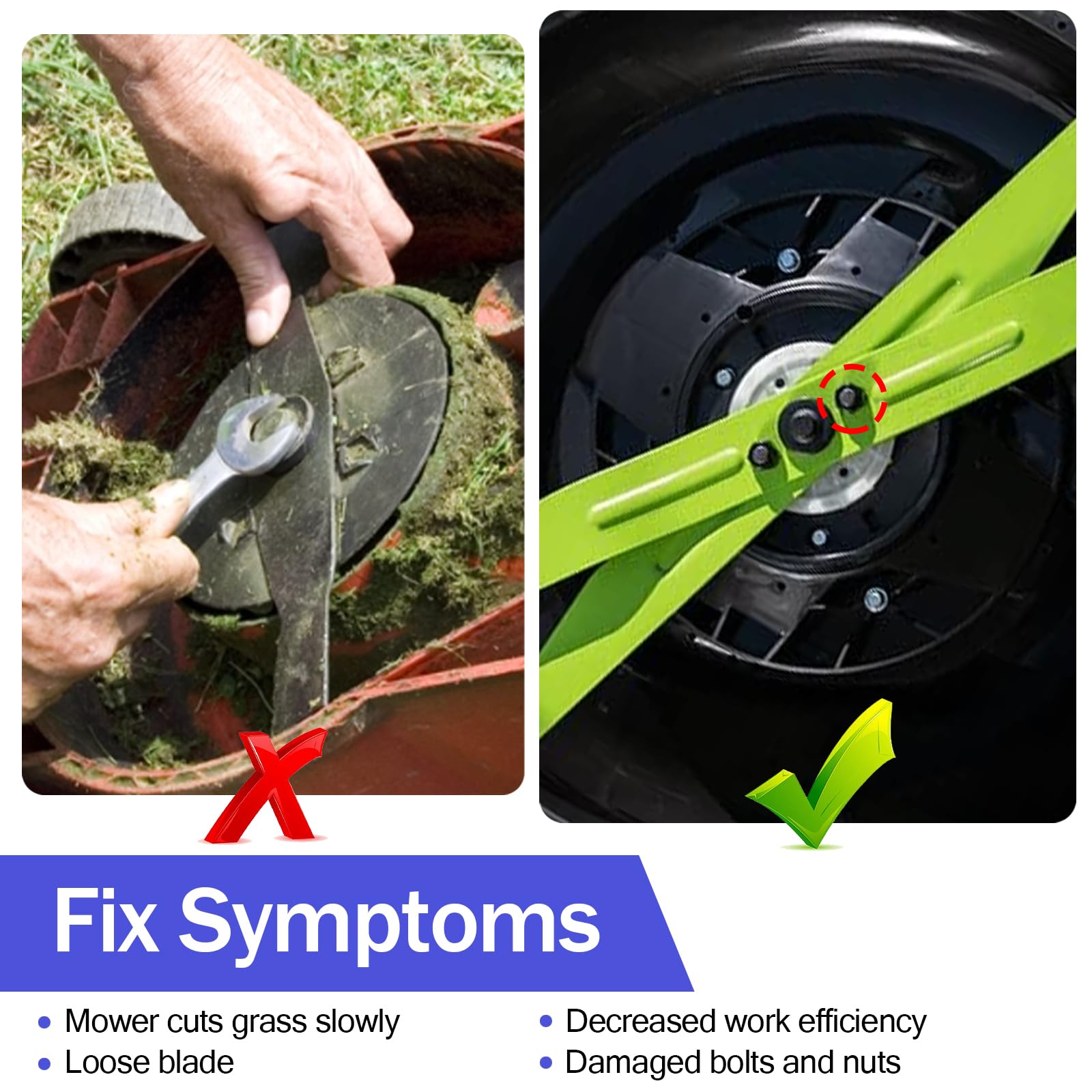 EGO LM2135SP Parts EGO Power+ Lawn Mower Blade Bolt & Nut Replacement ...