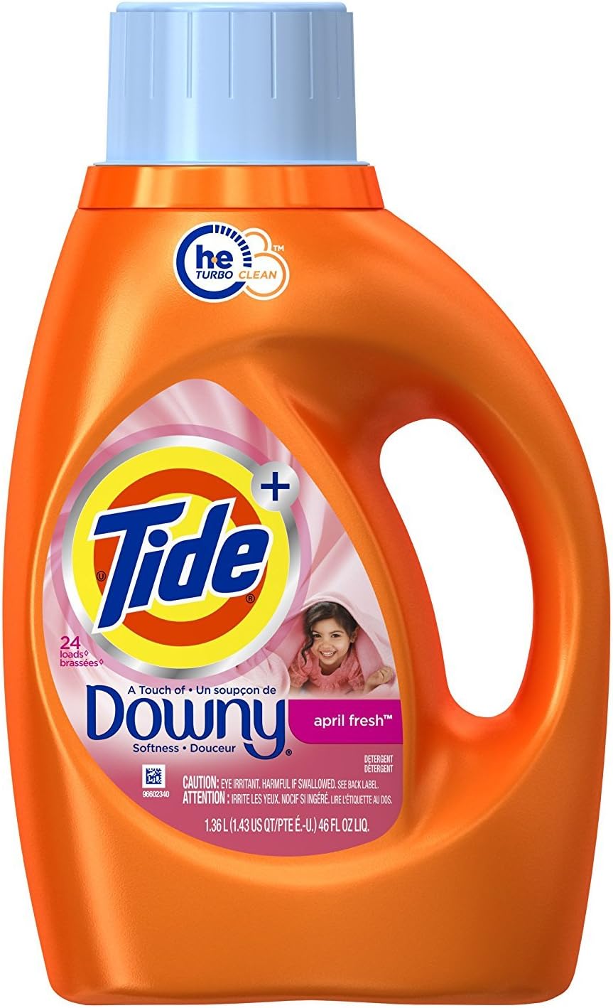 Amazon.com: Tide Plus Boost of Ultra Downy Liquid Laundry Detergent ...