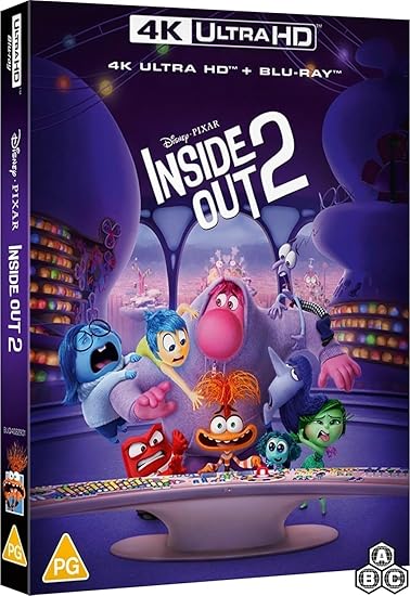 Amazon.com: Inside Out 2 by Disney Pixar [4K UHD + Blu-Ray, Region Free ...