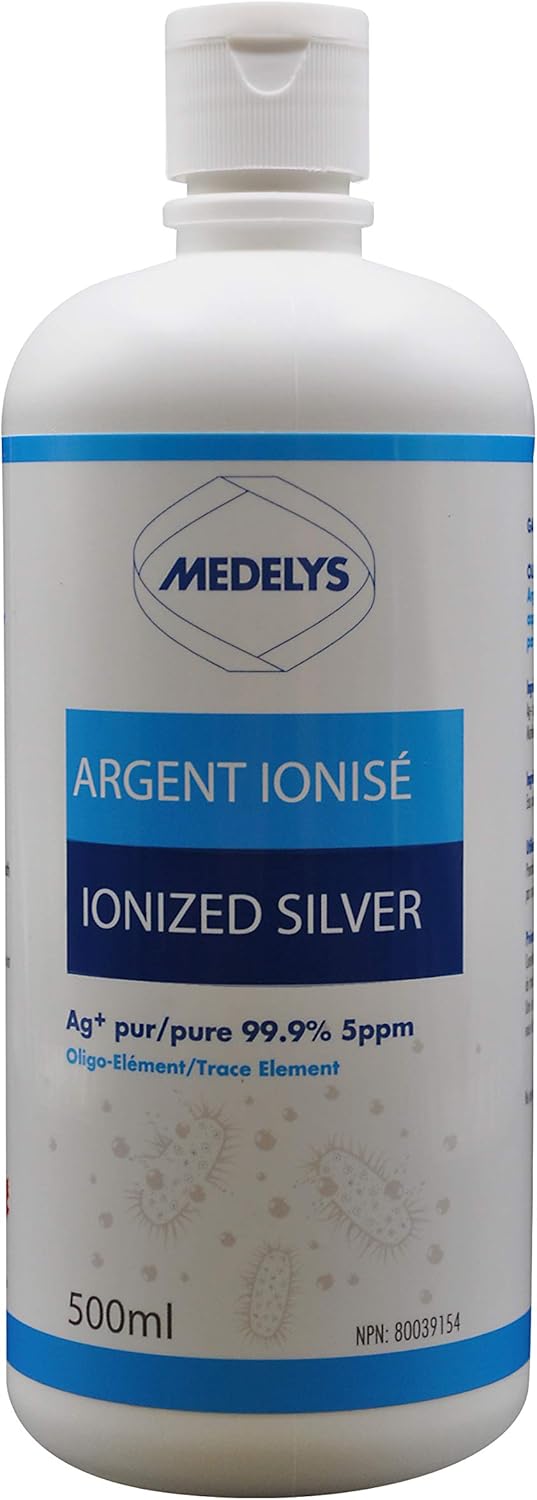 Medelys' Ionized Silver 500ml, healing, immune protection, : Amazon.ca ...