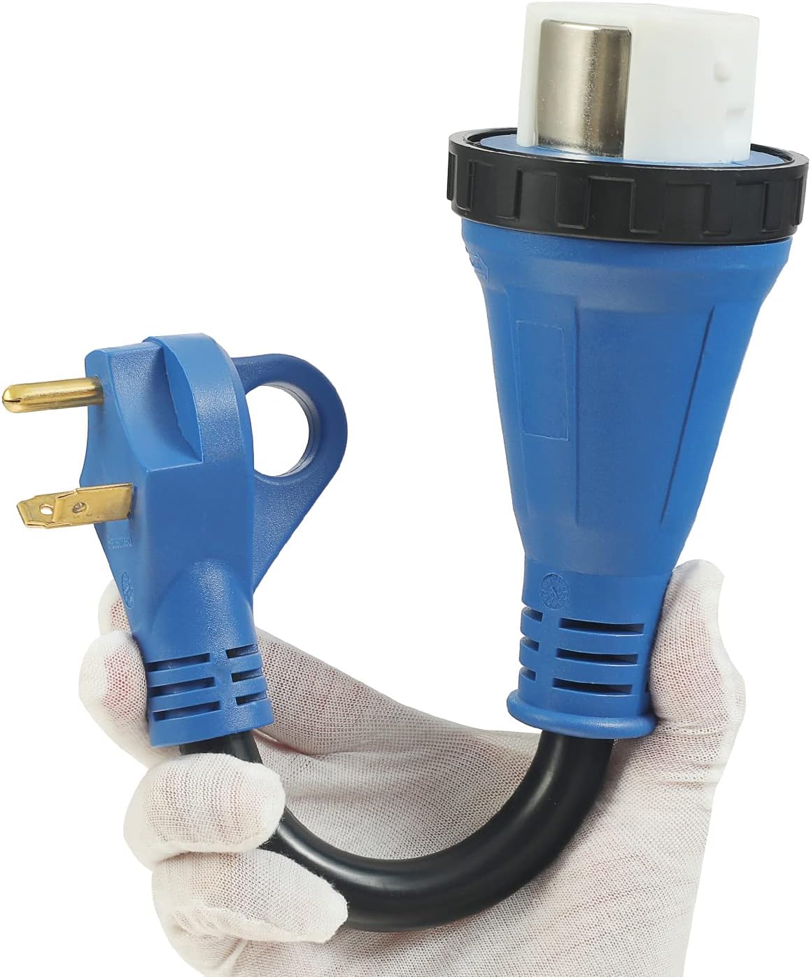 Amazon.com: 30 Amp Male Plug to 50 Amp RV Adapter with Locking ...