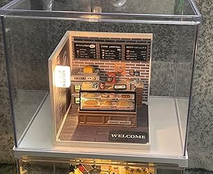 Amazon.com: Rolife Clear Acrylic Display Case for Hobby Collectibles ...