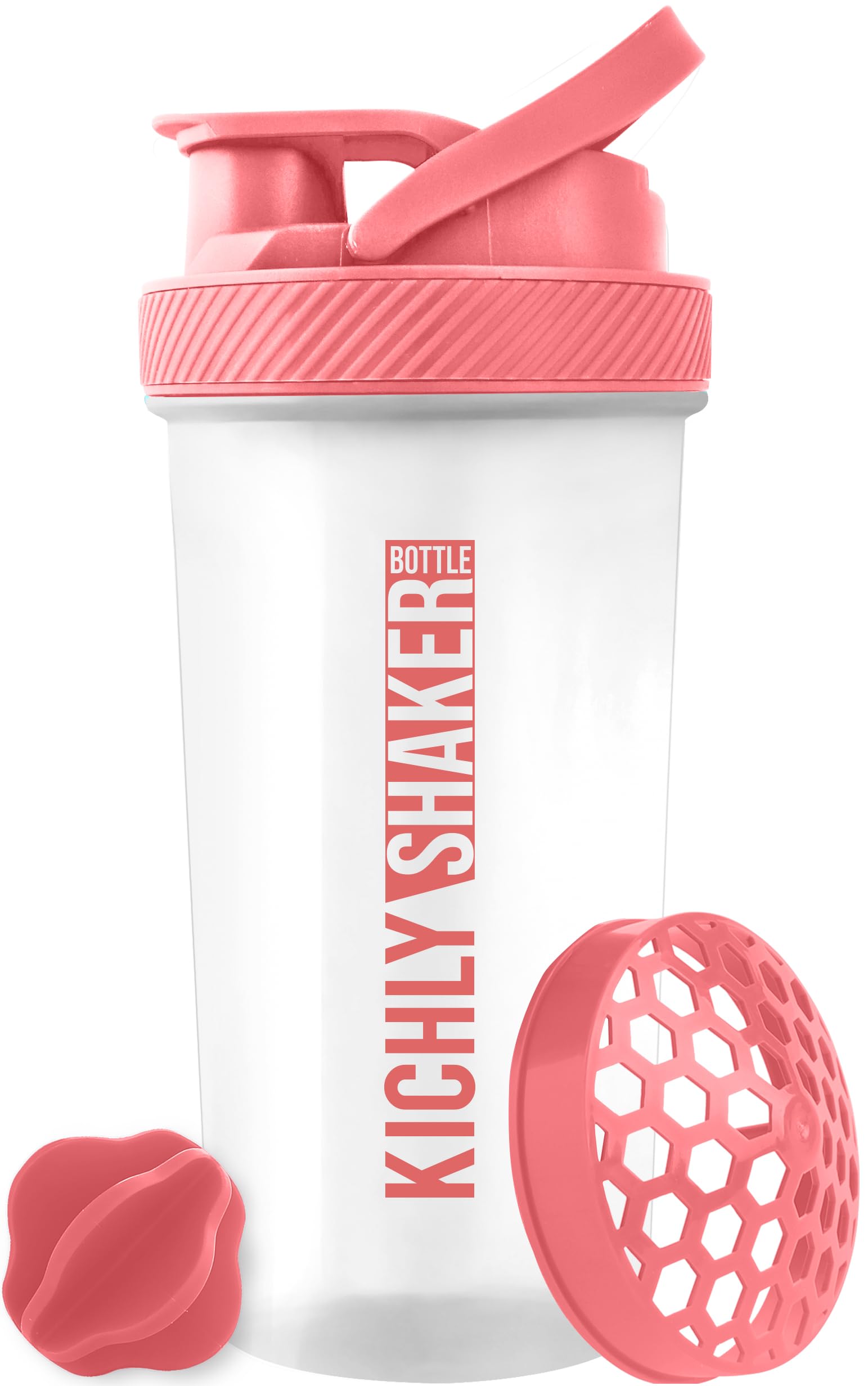 Snapklik.com : KICHLY Shaker Bottle 1 Pack - 28 Ounce Plastic Protein ...