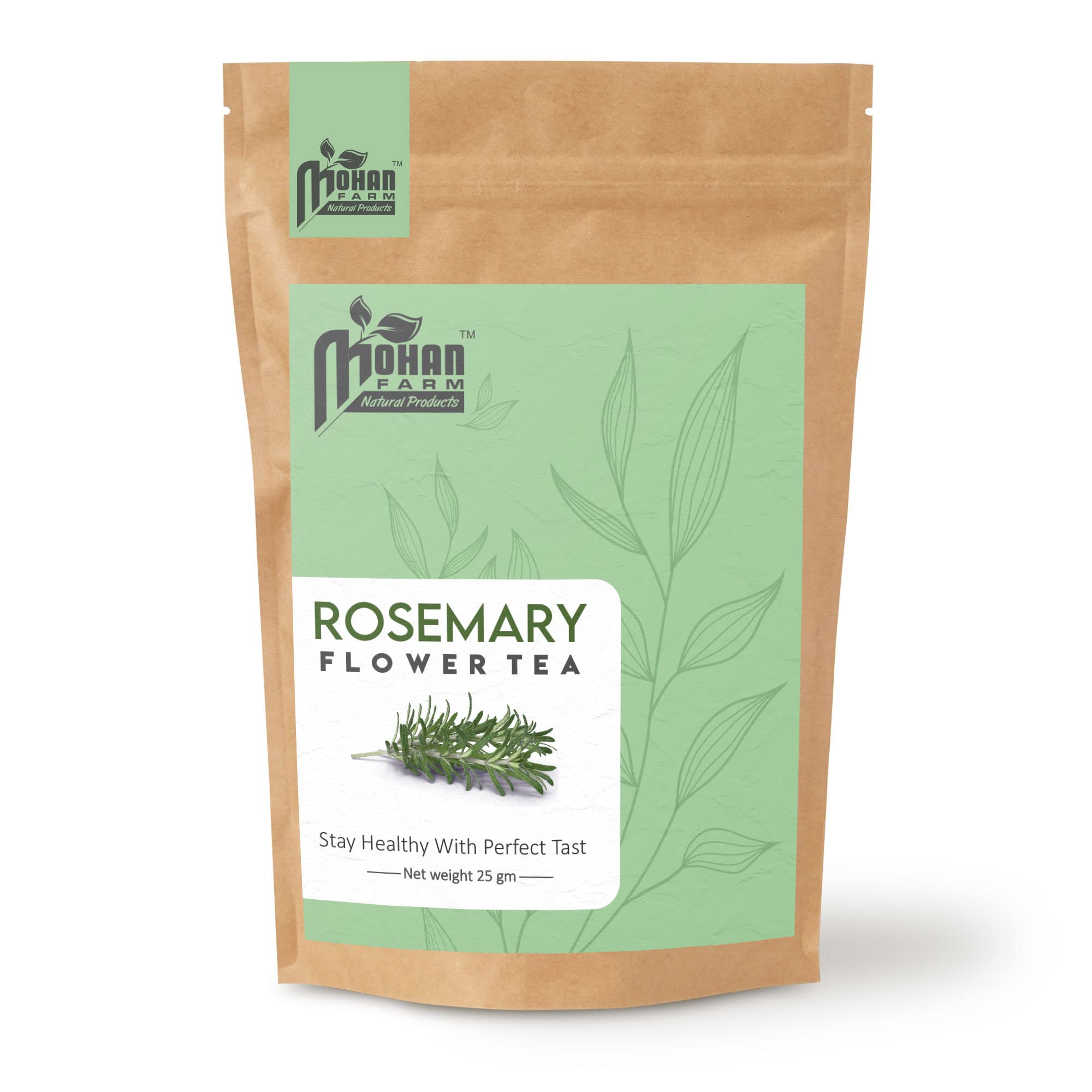 Mohan Farm Organic Rosemary Tea | Natural Sun Dried | Boost Metabolism ...